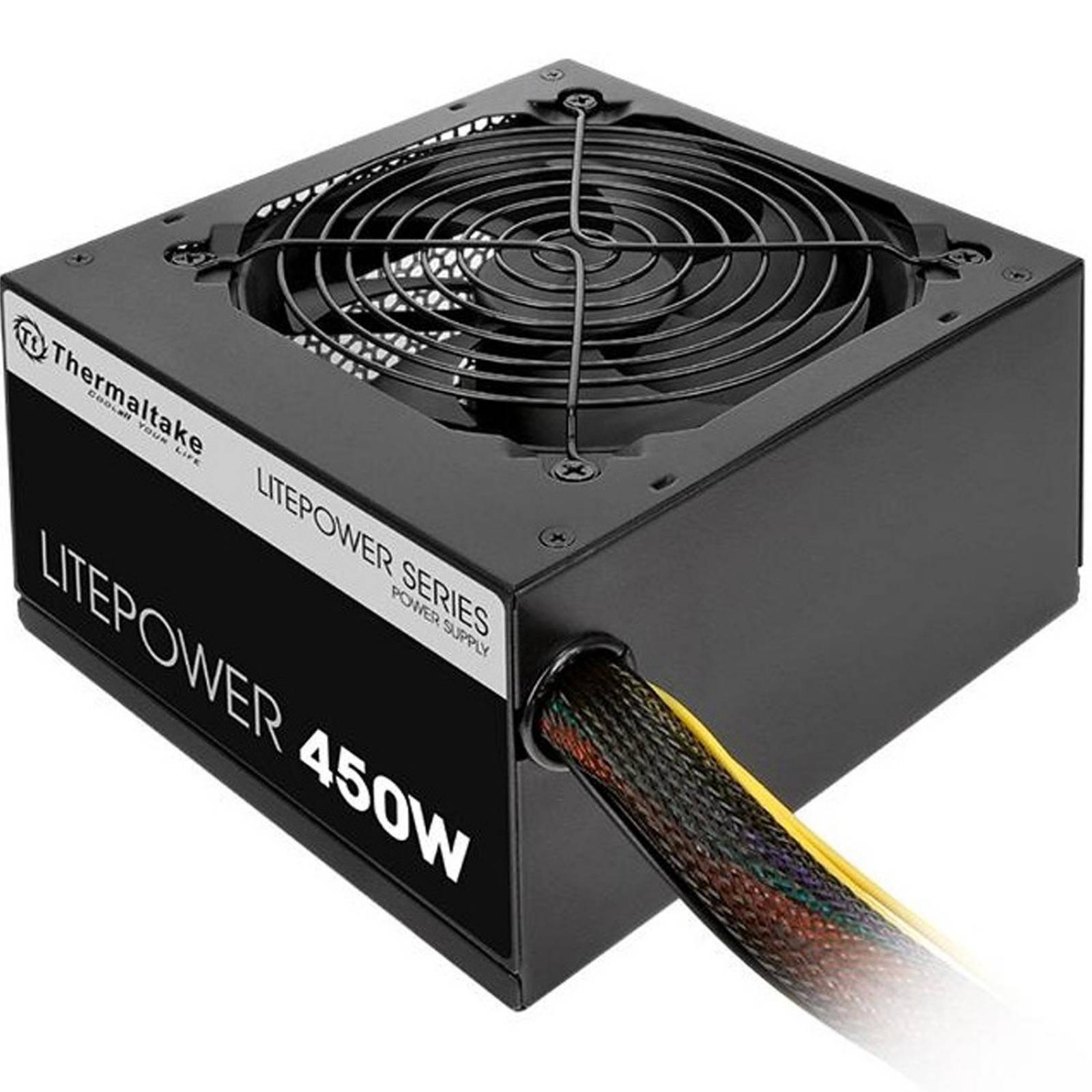 Fuente de Poder THERMALTAKE LitePower 450W ATX 120mm PS-LTP-0450NNCNUS-F