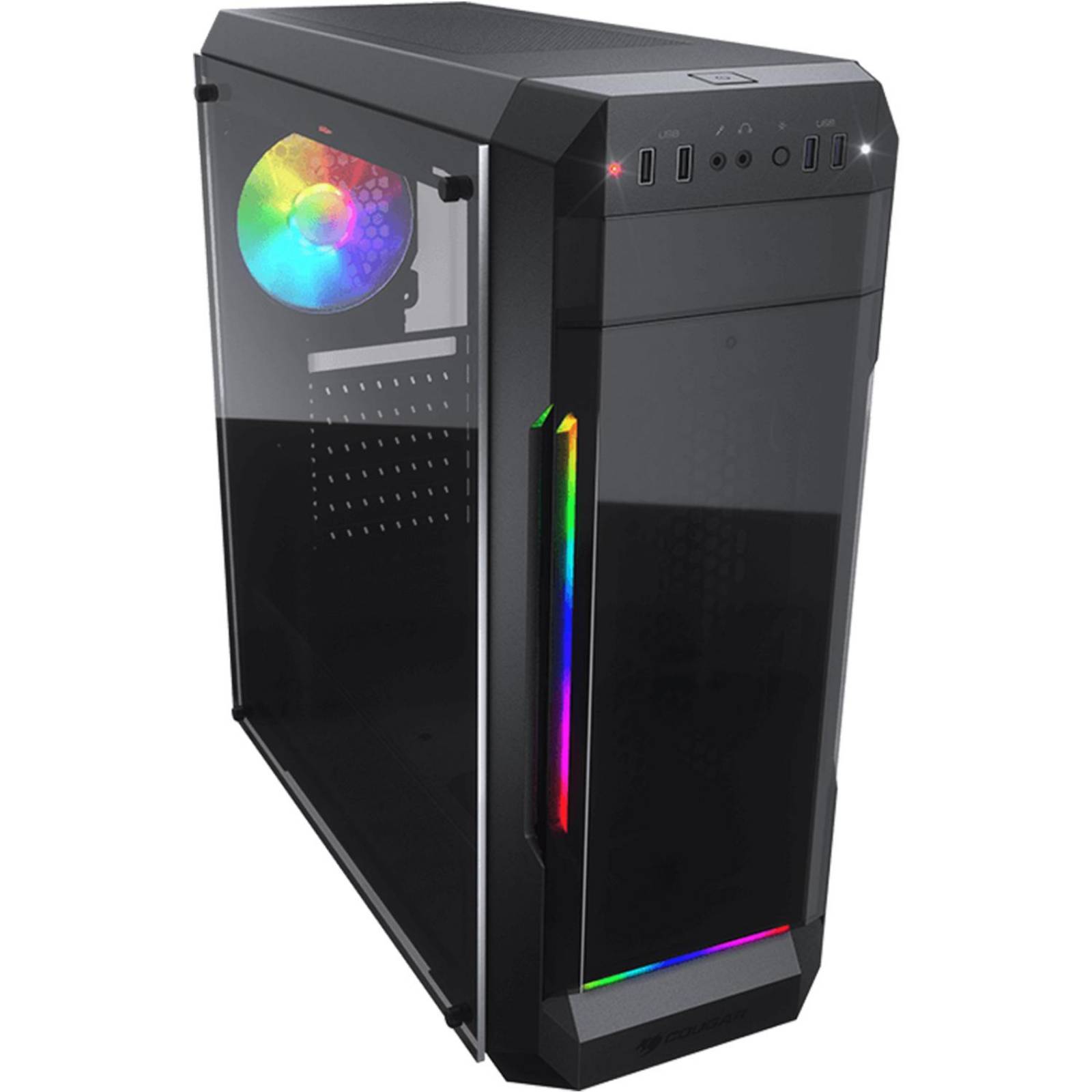 Gabinete Gamer COUGAR MX331-T RGB Cristal Templado