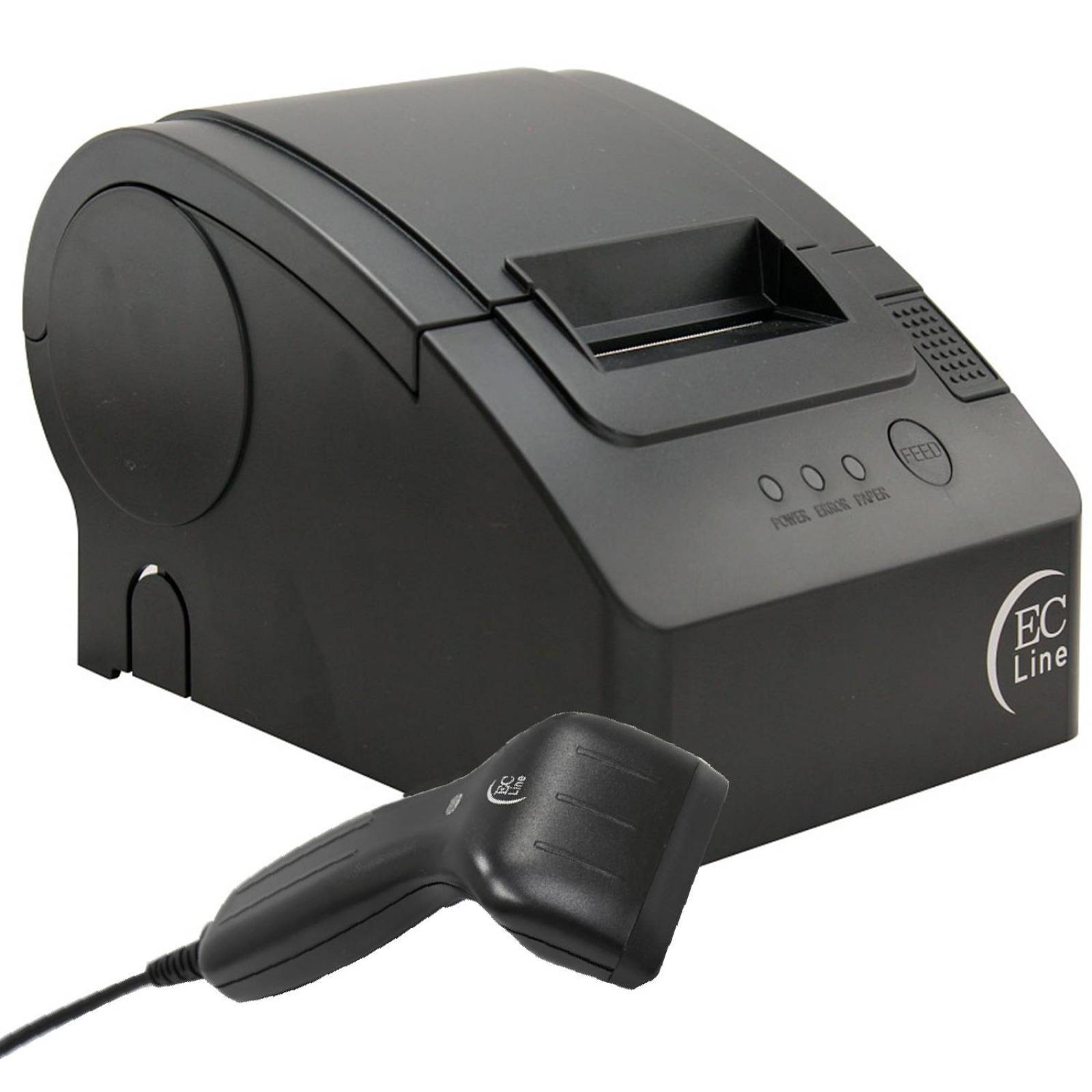 Kit Punto de Venta EC LINE Mini Printer EC-PM-58110-USB Lector EC-CD ...