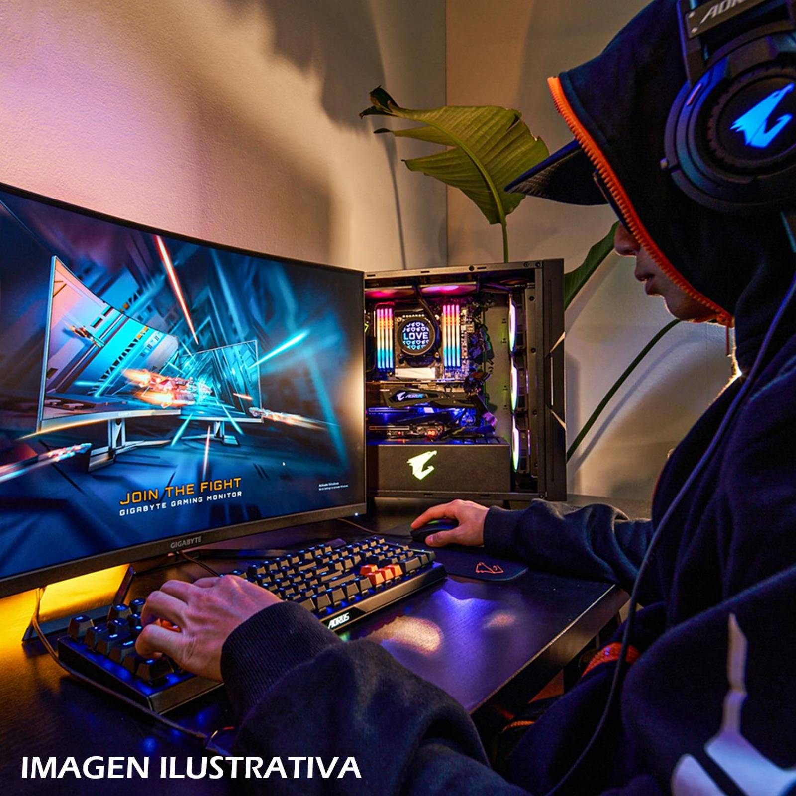 Monitor Gamer Curvo 32 Pulgadas GIGABYTE G32QC 165Hz 1MS HDR AMD FreeS