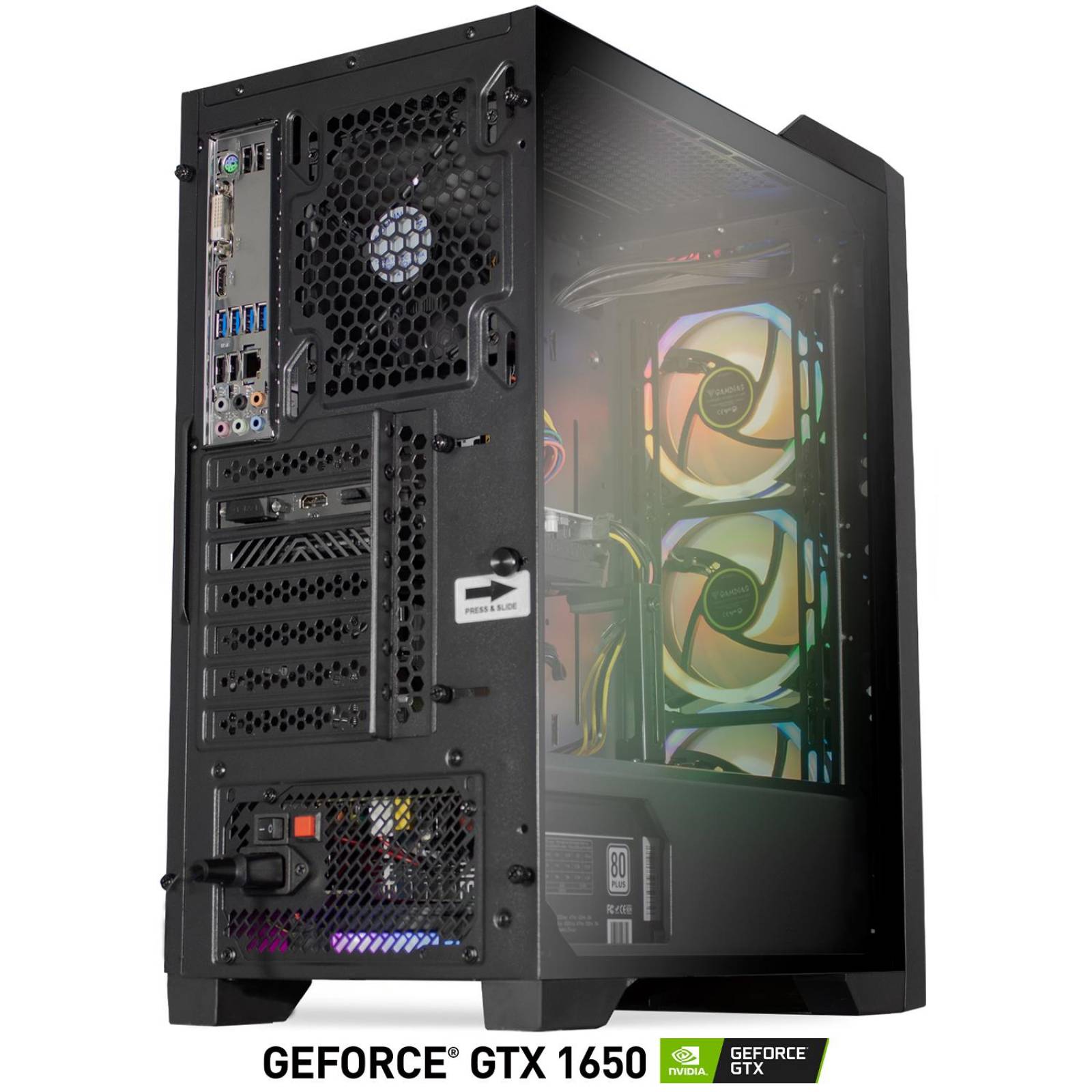 Xtreme PC Gamer Geforce GTX 1650 Ryzen 5 3600 16GB SSD Monitor 24 144h