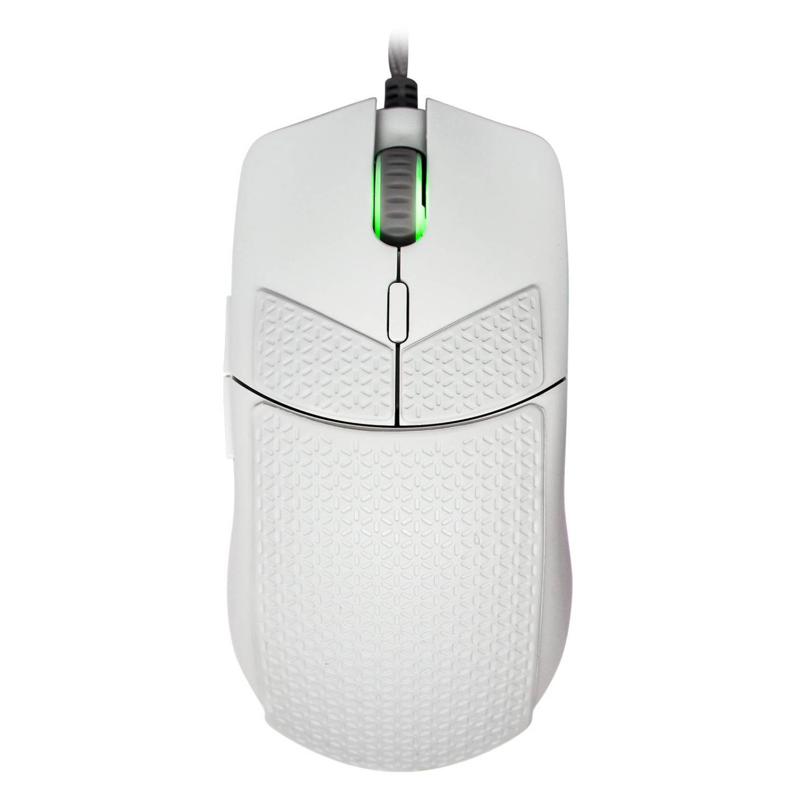 Mouse Gamer GAME FACTOR MOG601 RGB 16000 DPIS 7 Botones Blanco MOG601-