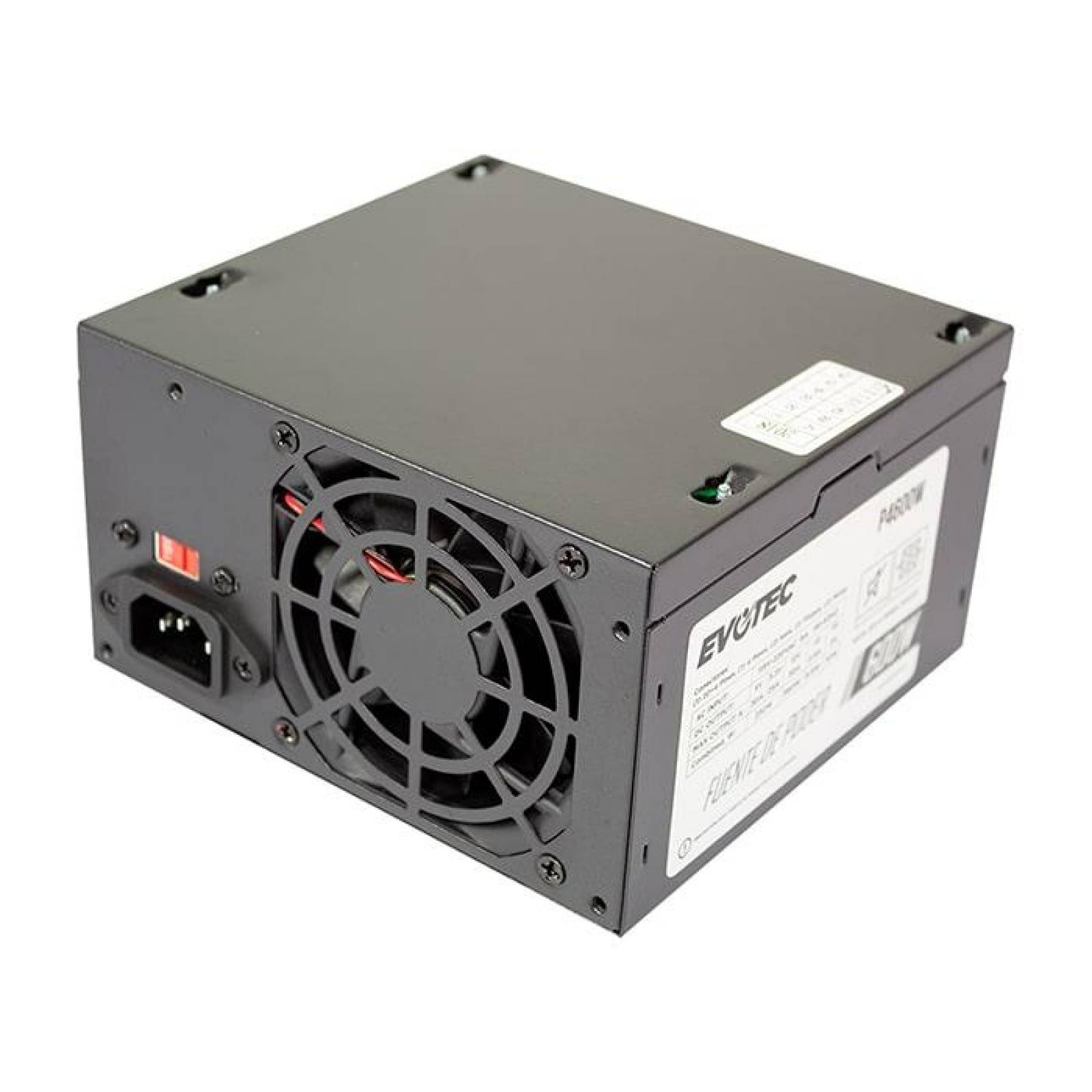 Fuente de Poder EVOTEC P4600W SATA 600W Negro