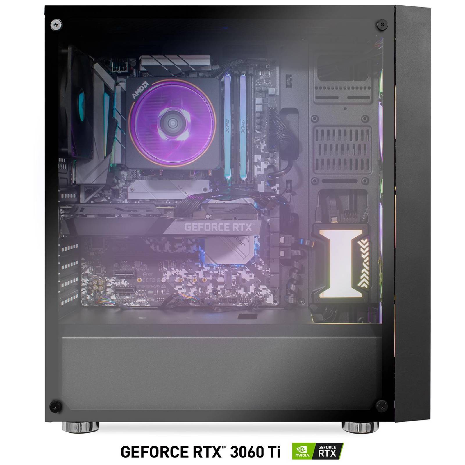 Xtreme PC Gamer Geforce RTX 3060 TI Ryzen 7 3800X 32GB SSD 2TB Monitor