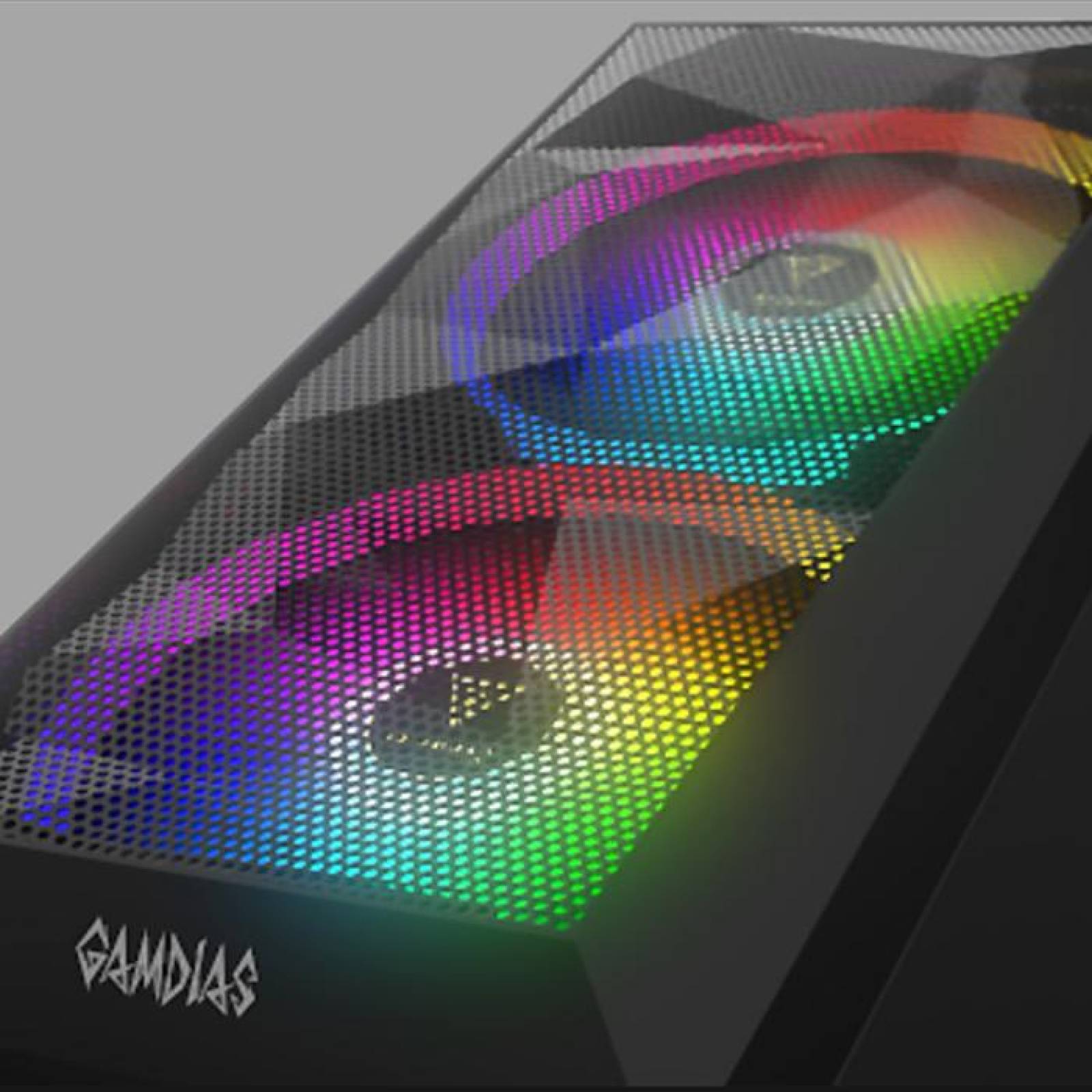 Gabinete Gamer GAMDIAS APOLLO M1 ELITE RGB Cristal Templado