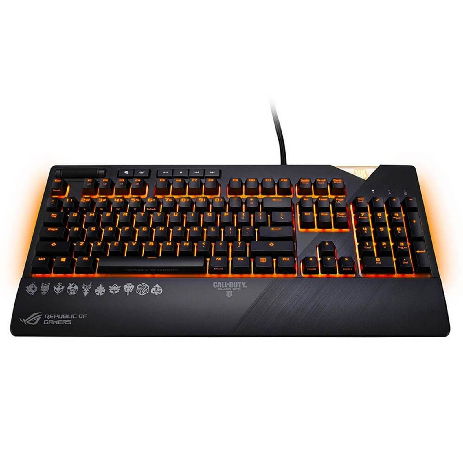 Teclado Gamer ASUS XA01 ROG STRIX FLARE RGB Mecanico USB Cherry MX Red