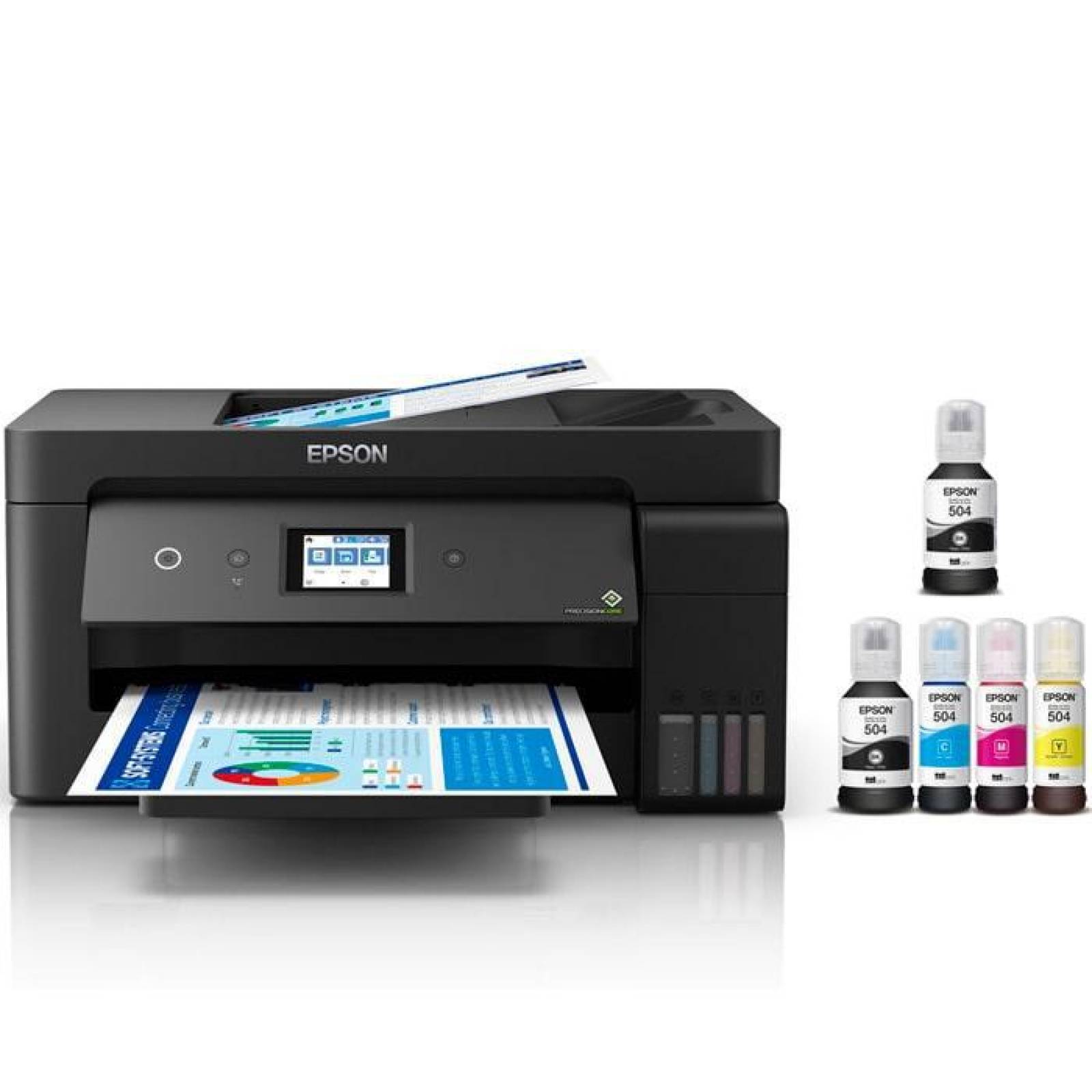 Multifuncional EPSON L14150 EcoTank Inalambrica 5 Tintas T504 A4 ...