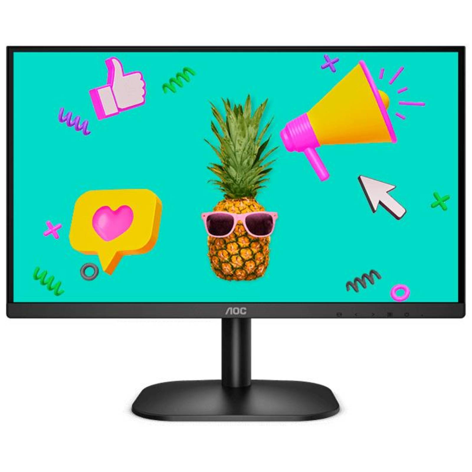 Monitor 23.8 AOC 6ms 75Hz Full HD VA LED VGA HDMI 24B2XHM