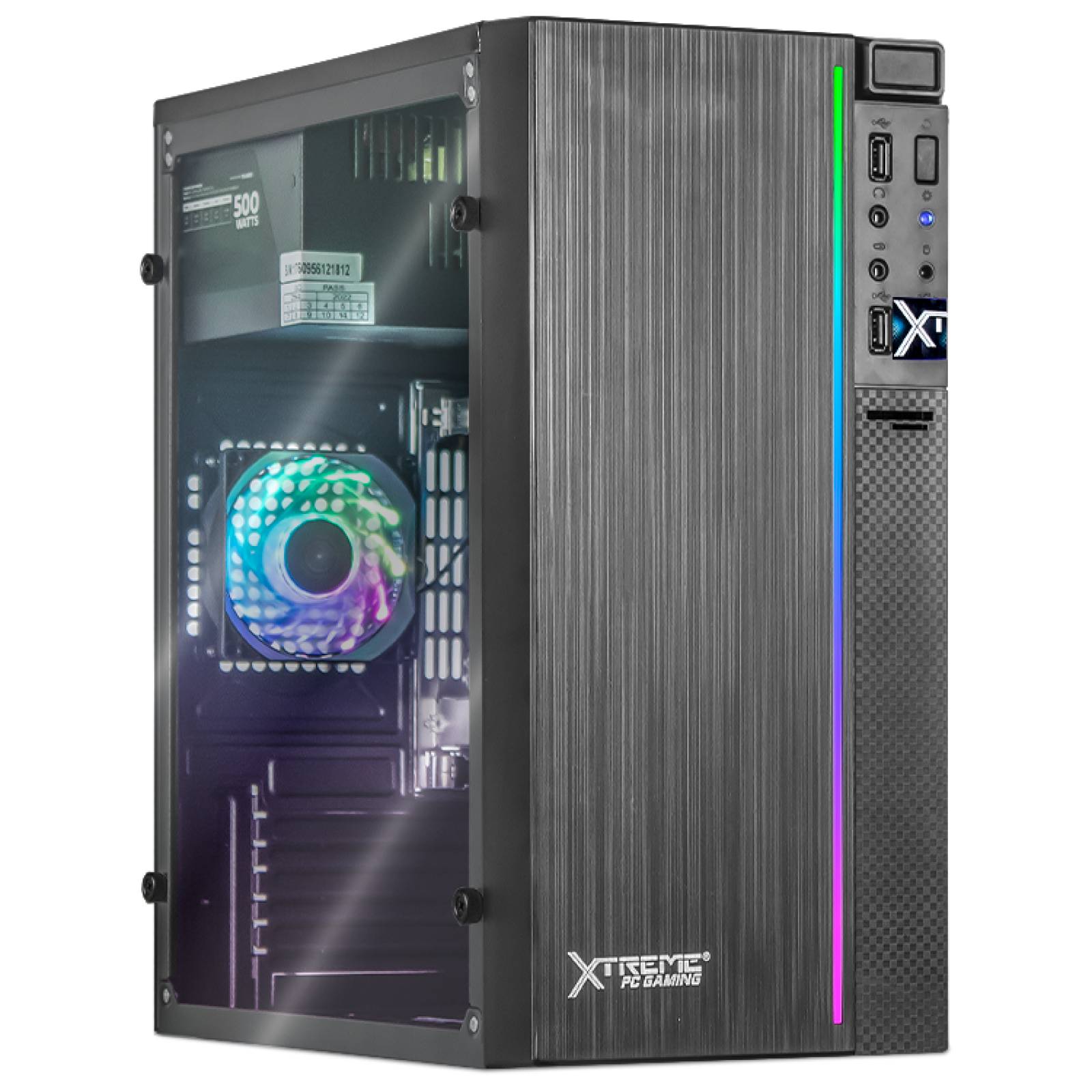 Xtreme PC AMD Radeon R2 Dual Core E1 8GB SSD 240GB WIFI RGB Black