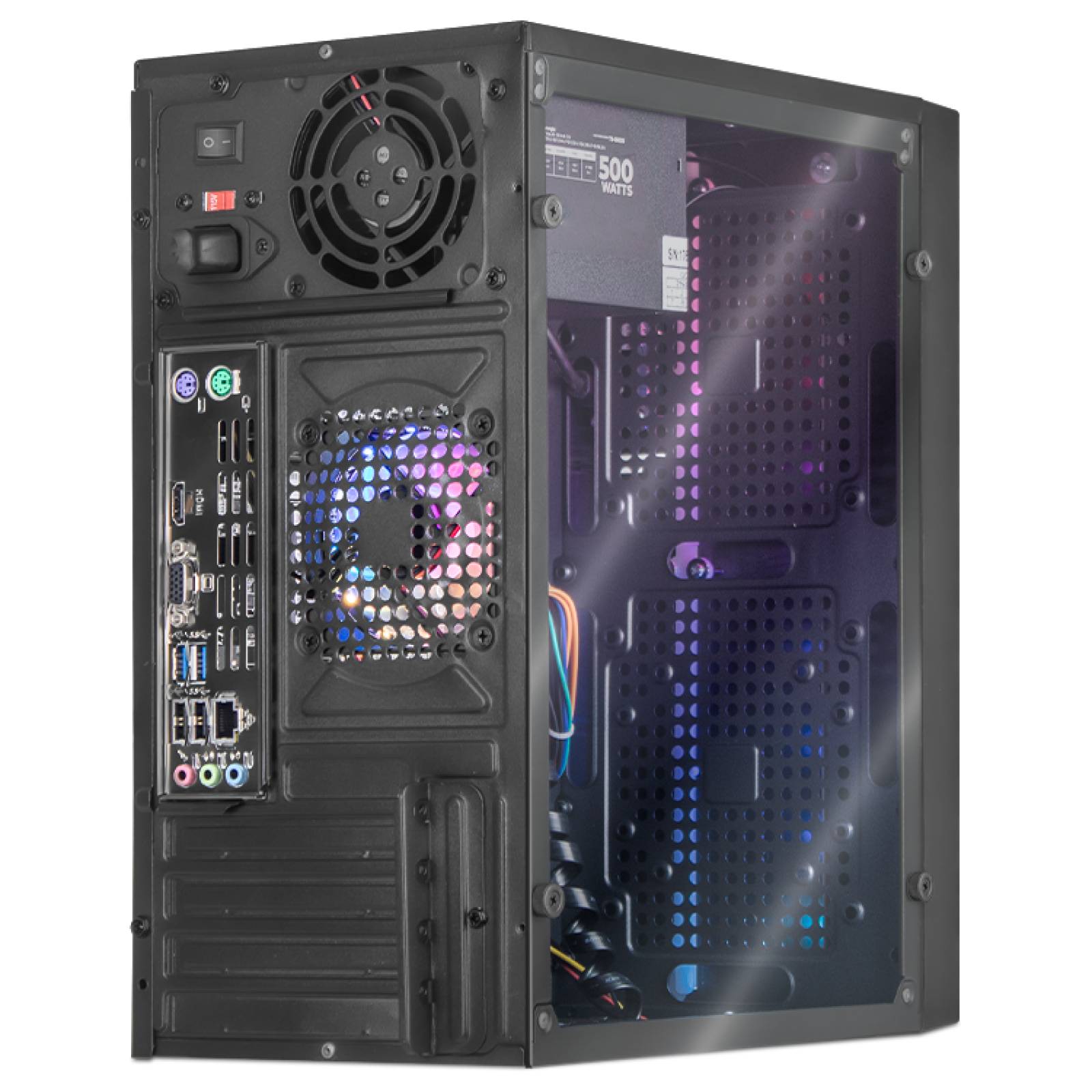 Xtreme PC AMD Radeon R2 Dual Core E1 8GB SSD 240GB WIFI RGB Black