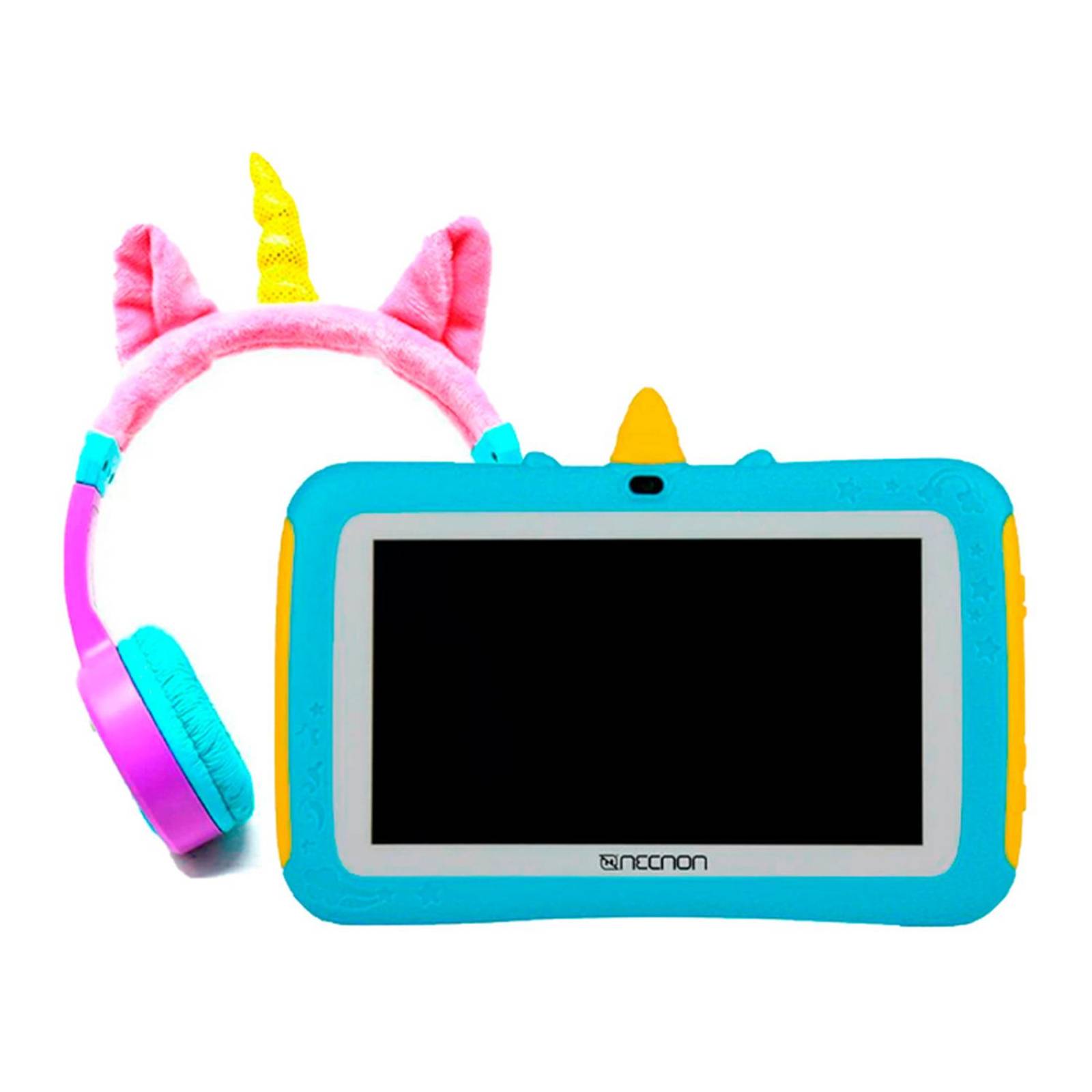 Tablet KIDS NECNON Unicornio 7 2GB 16GB Bluetooth Android 10.0 Azul ...
