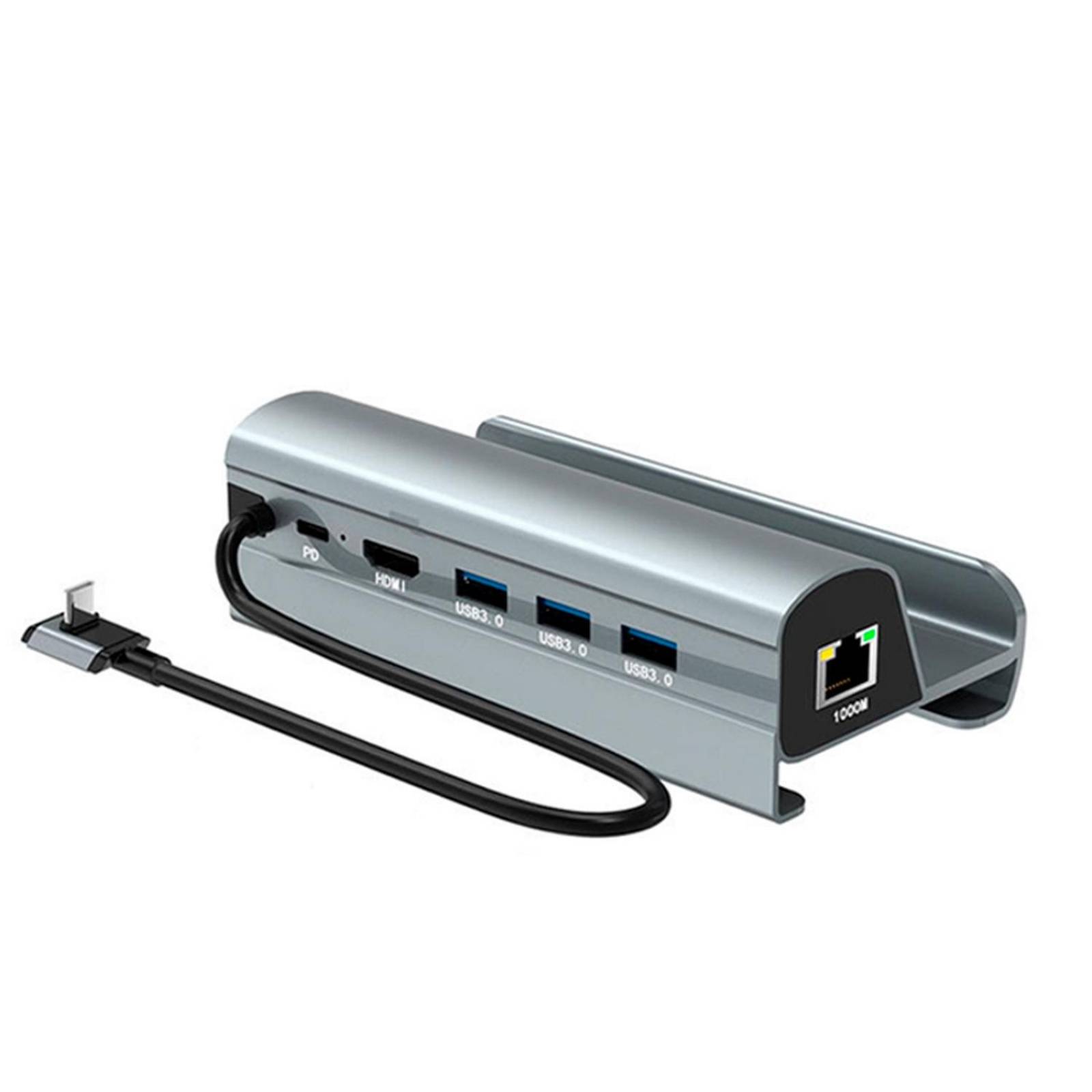 Dock Steam Deck Cable USB-C HDMI 2.0 Ethernet 3 USB 3.0 HEU-233