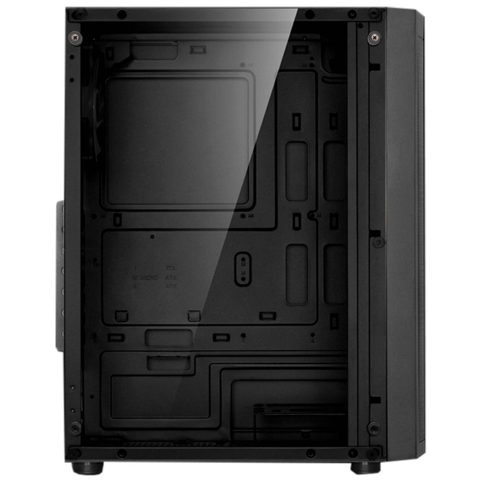 Gabinete Gamer GAMDIAS AURA GC3 ATX 1 Fan Cristal templado RGB