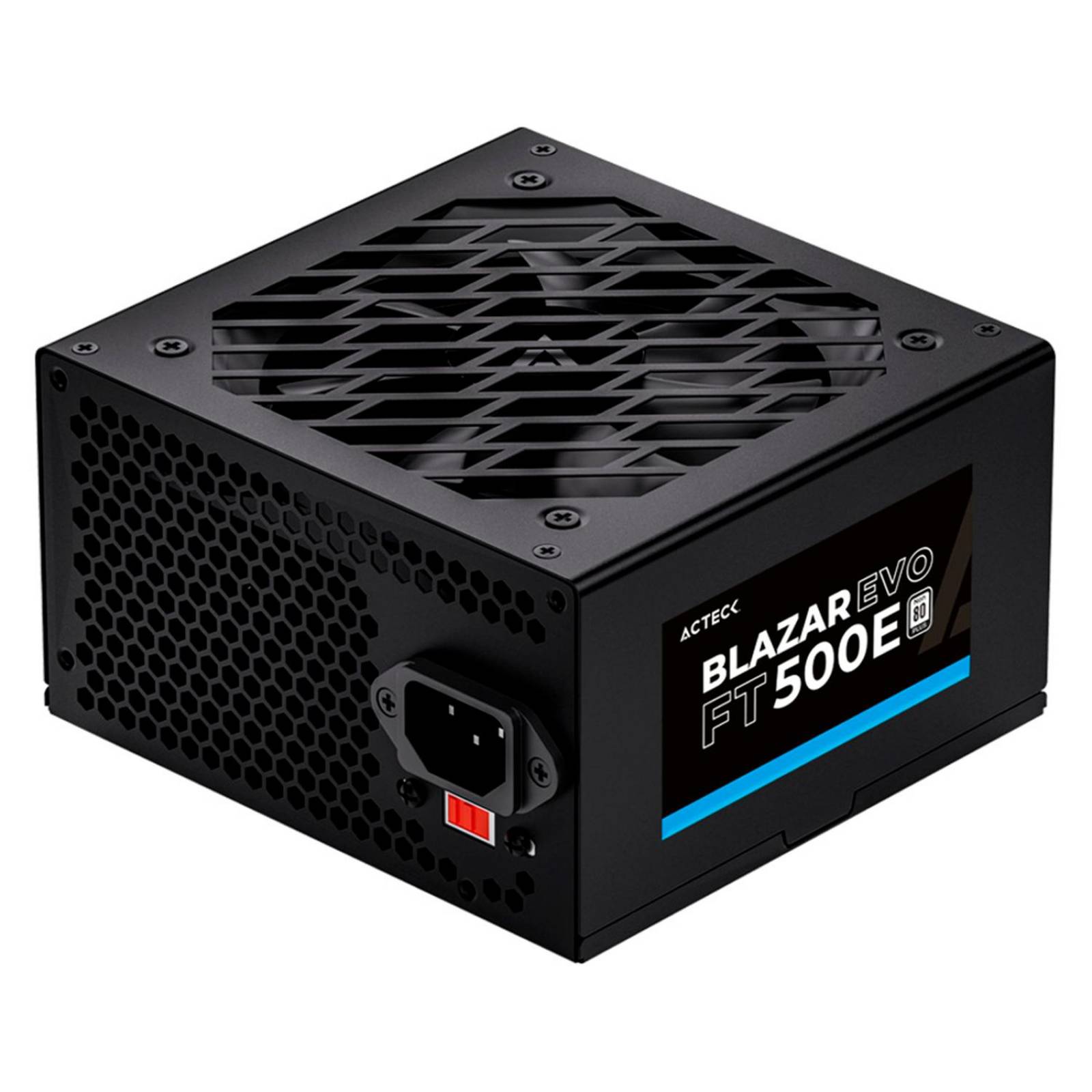 Fuente de Poder PC 500W Gamer ACTECK BLAZAR EVO FT500E Negro ES-05001E