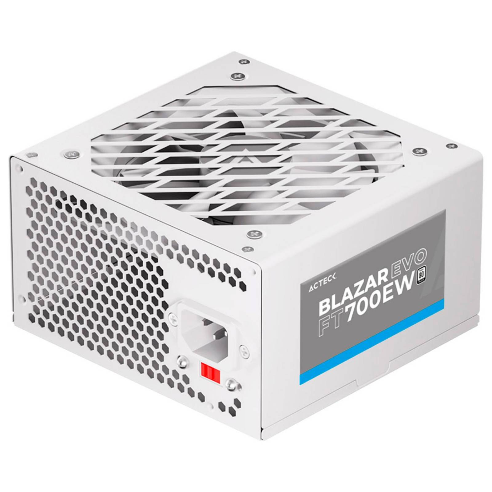 Fuente de Poder PC 700W Gamer ACTECK BLAZAR EVO FT700EW Blanco ES-05004EB