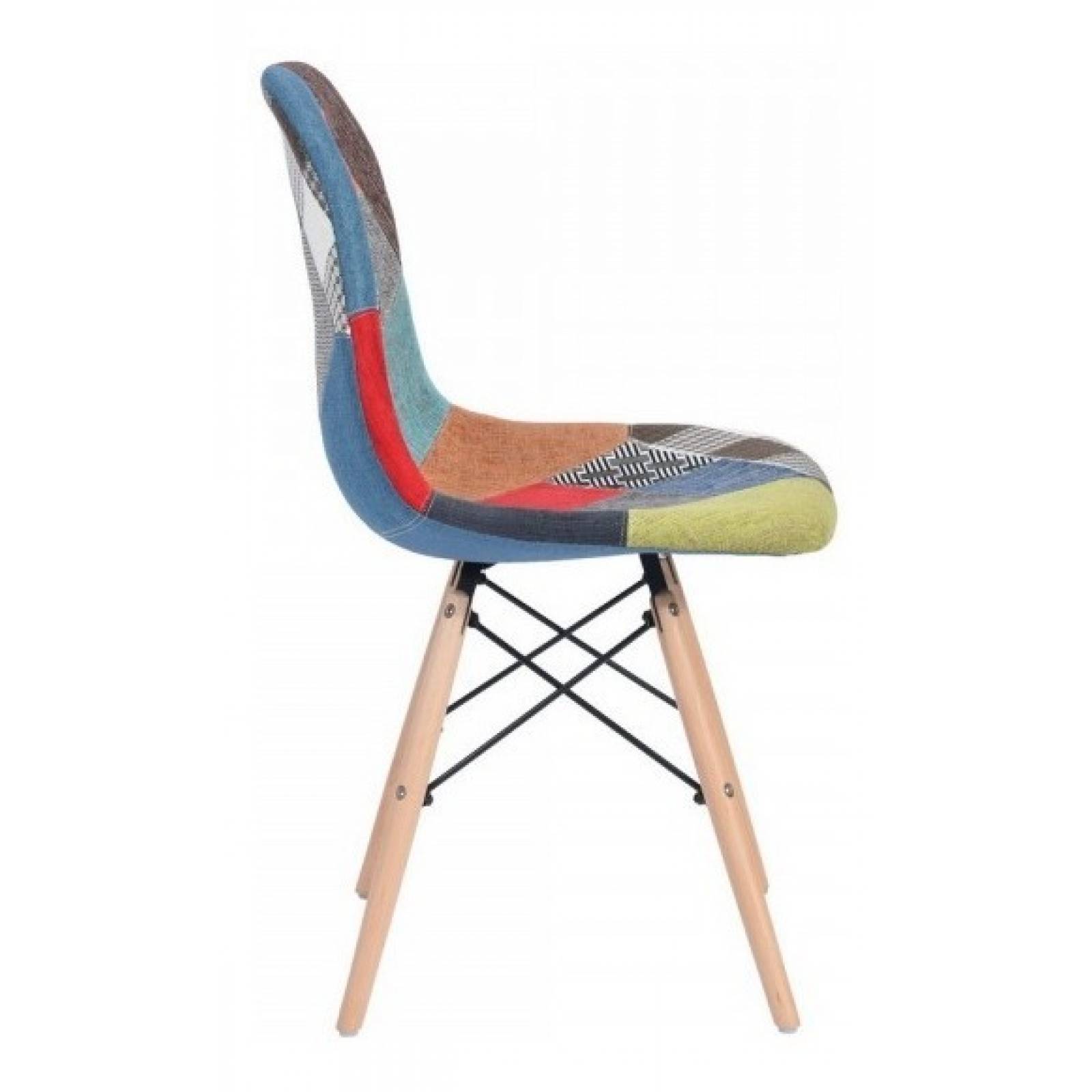 Silla Eames Tapizado Patchwork