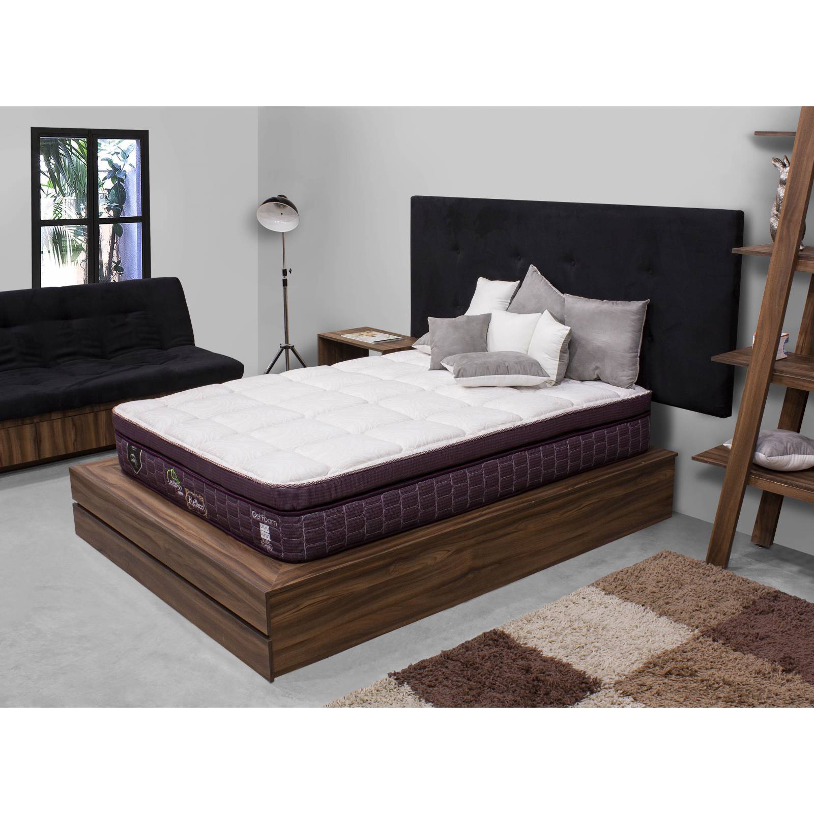 Colchón Queen Kellen Lester Sin Resortes