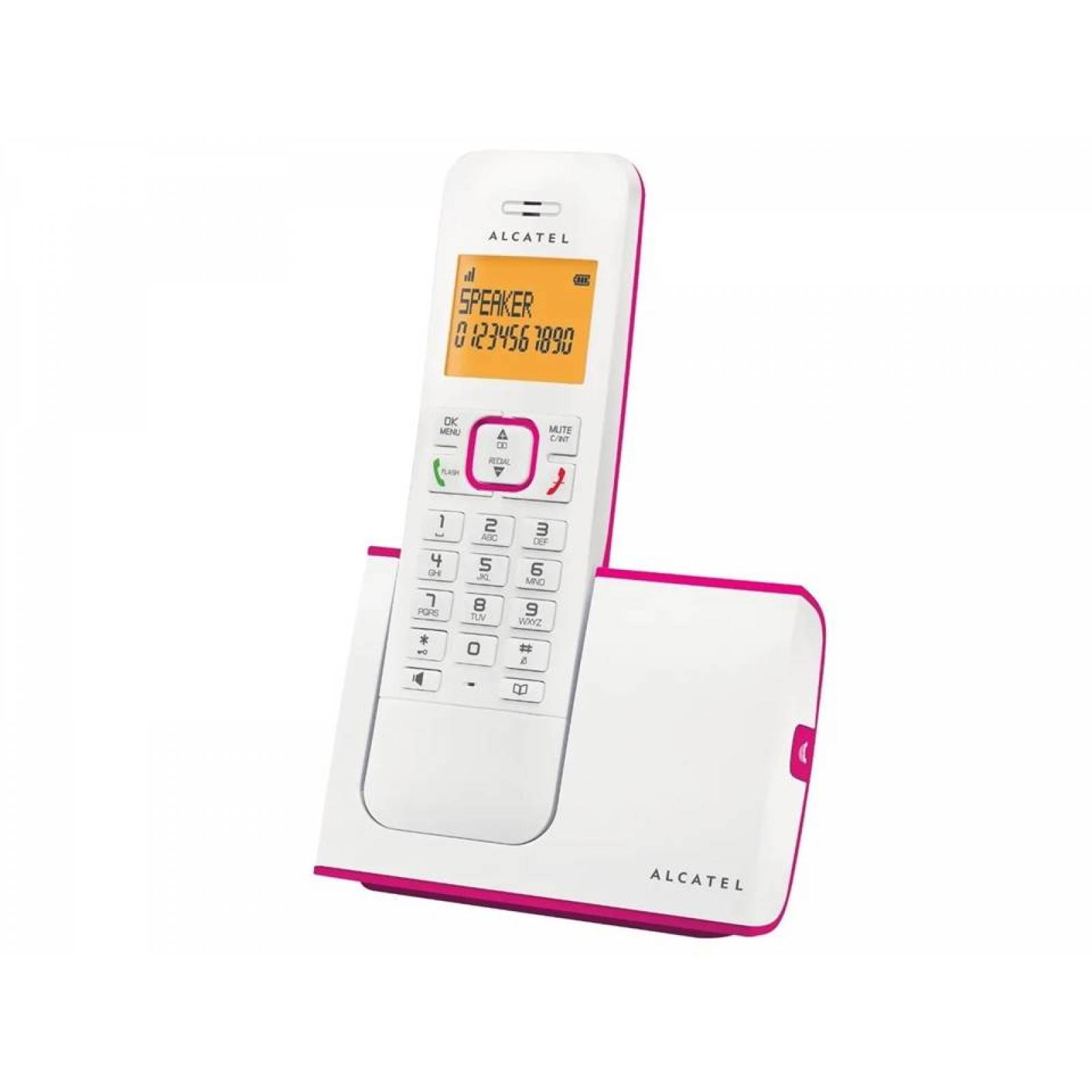 TELEFONO INALAMBRICO ROSA ALCATEL