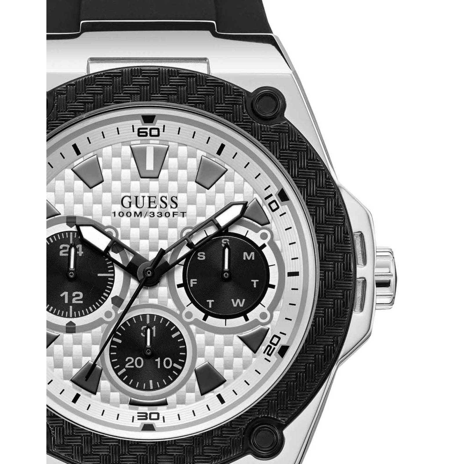 Reloj Guess Legacy para Caballero NegroPlata