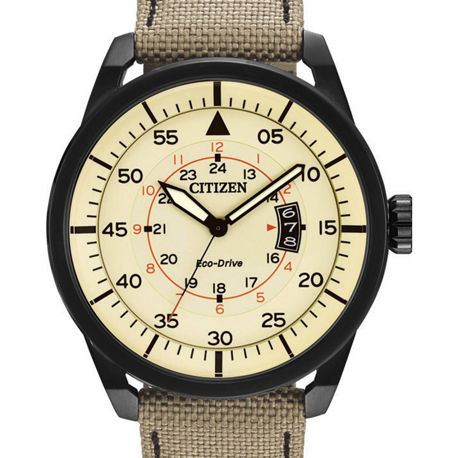RELOJ CITIZEN CABALLERO MILITAR STRAP