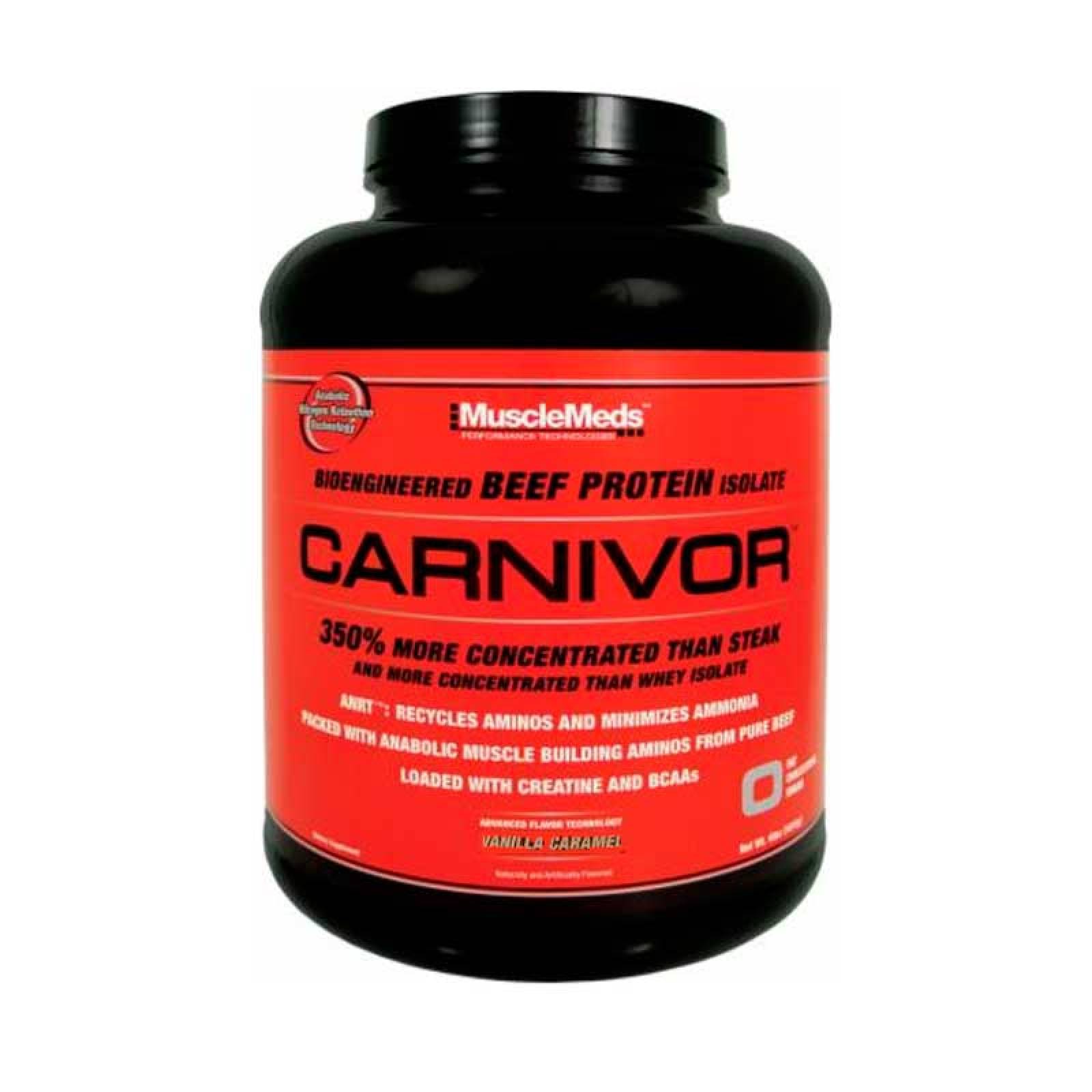 Proteina Musclemeds Carnivor- Vainilla 4.5 Lbs (56 Porciones)