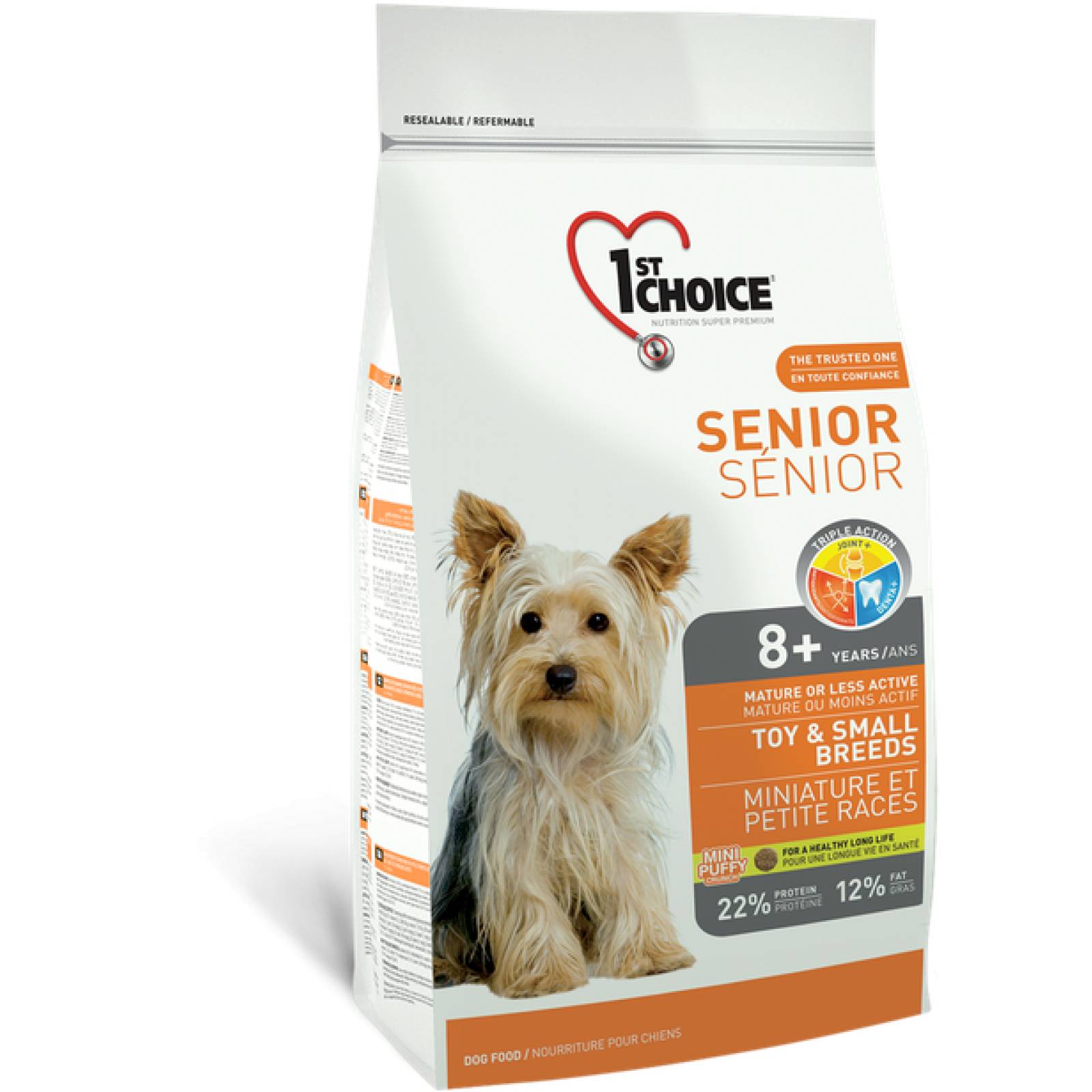 1ST Choice Alimento para Perro Senior Mini y Raza Pequeñas Fórmula de ...