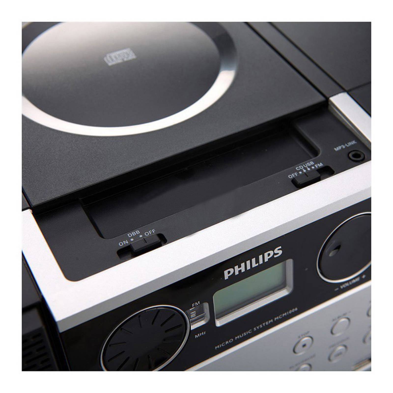 Minicomponente Entrada Auxiliar Usb Rms 200 Negro Philips