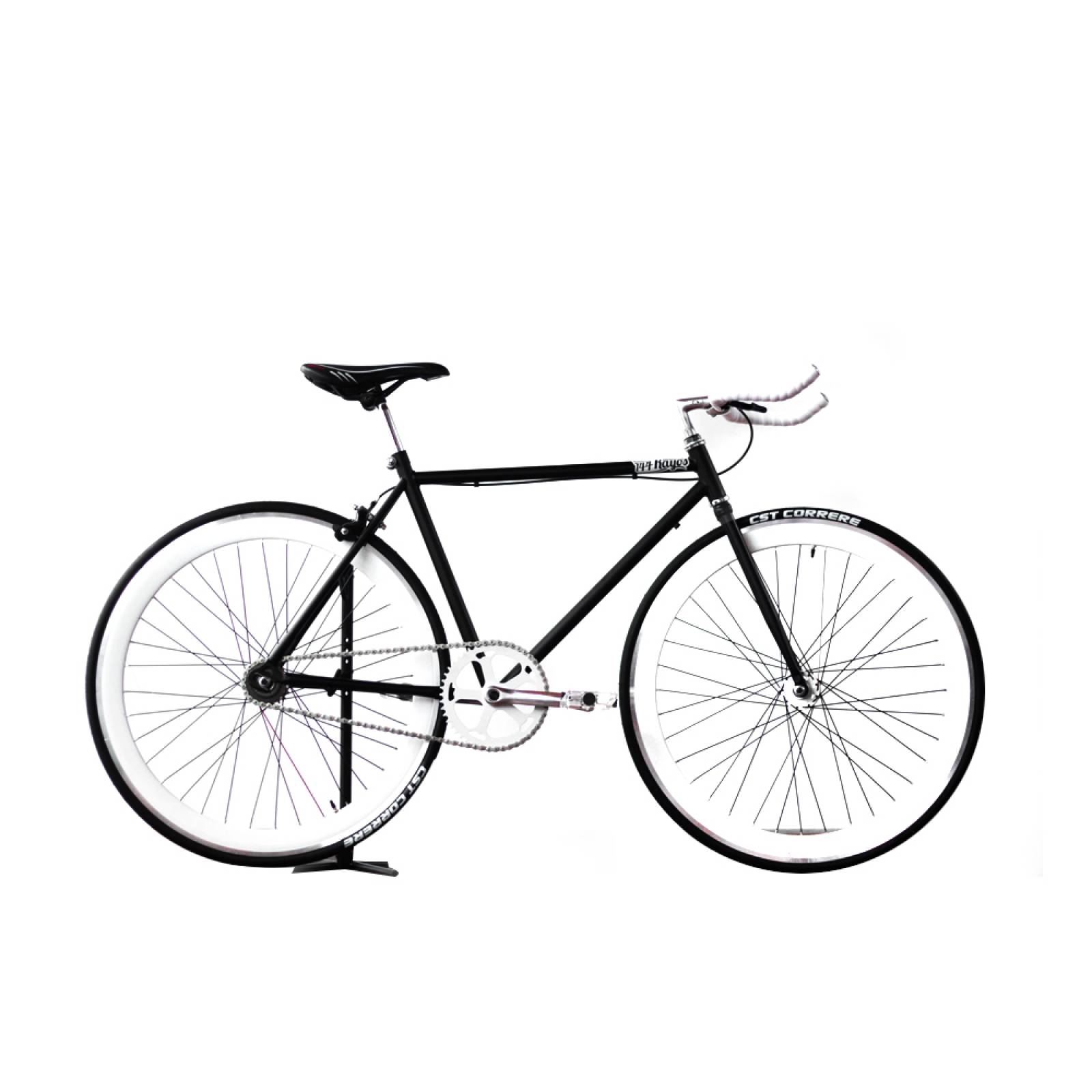 Bici 700 Negra Manubrio Sport Rin Blanco 144 Rayos Bikes