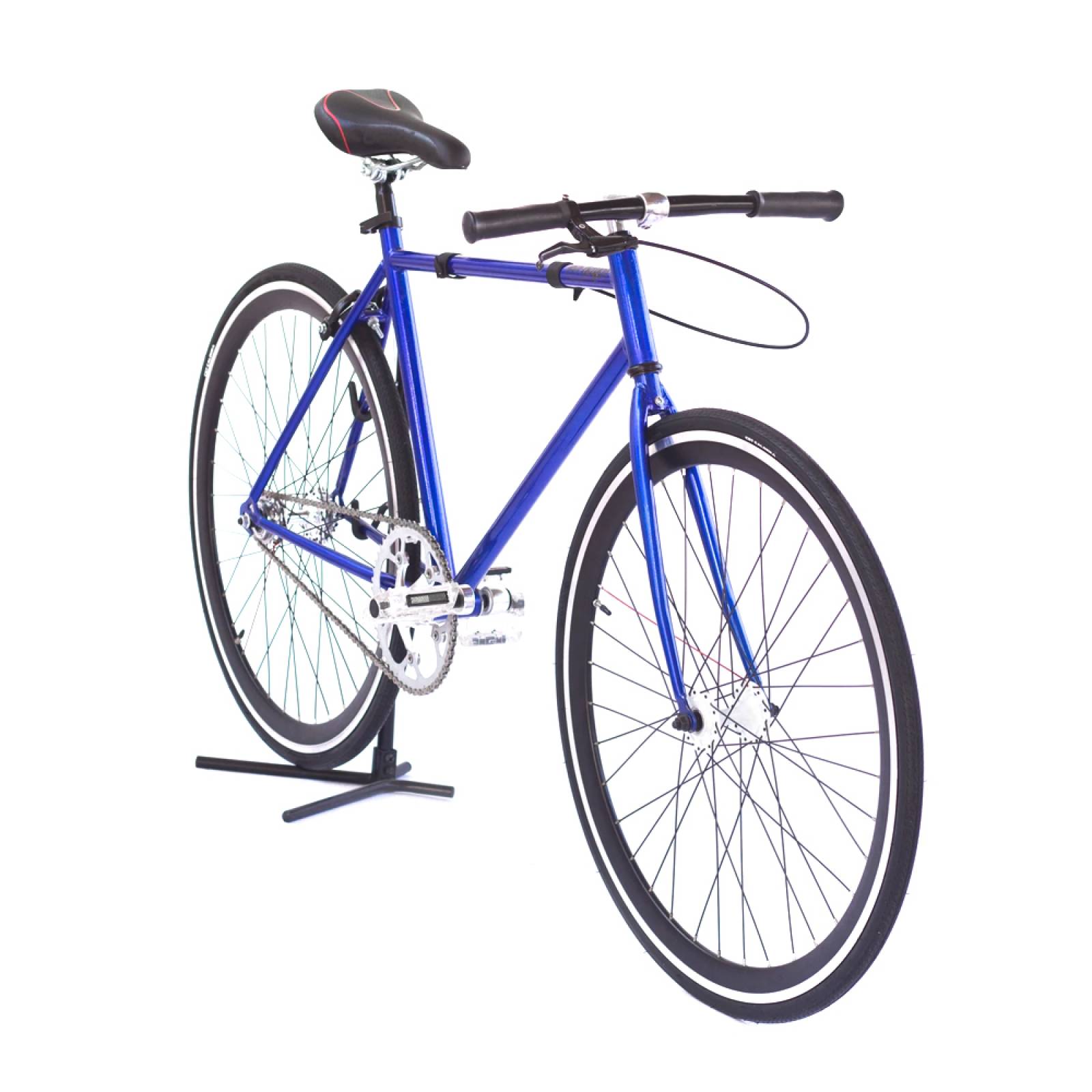 Bici 700 Blue-Black Acero-aluminio Rin Negro 144 Rayos Bikes