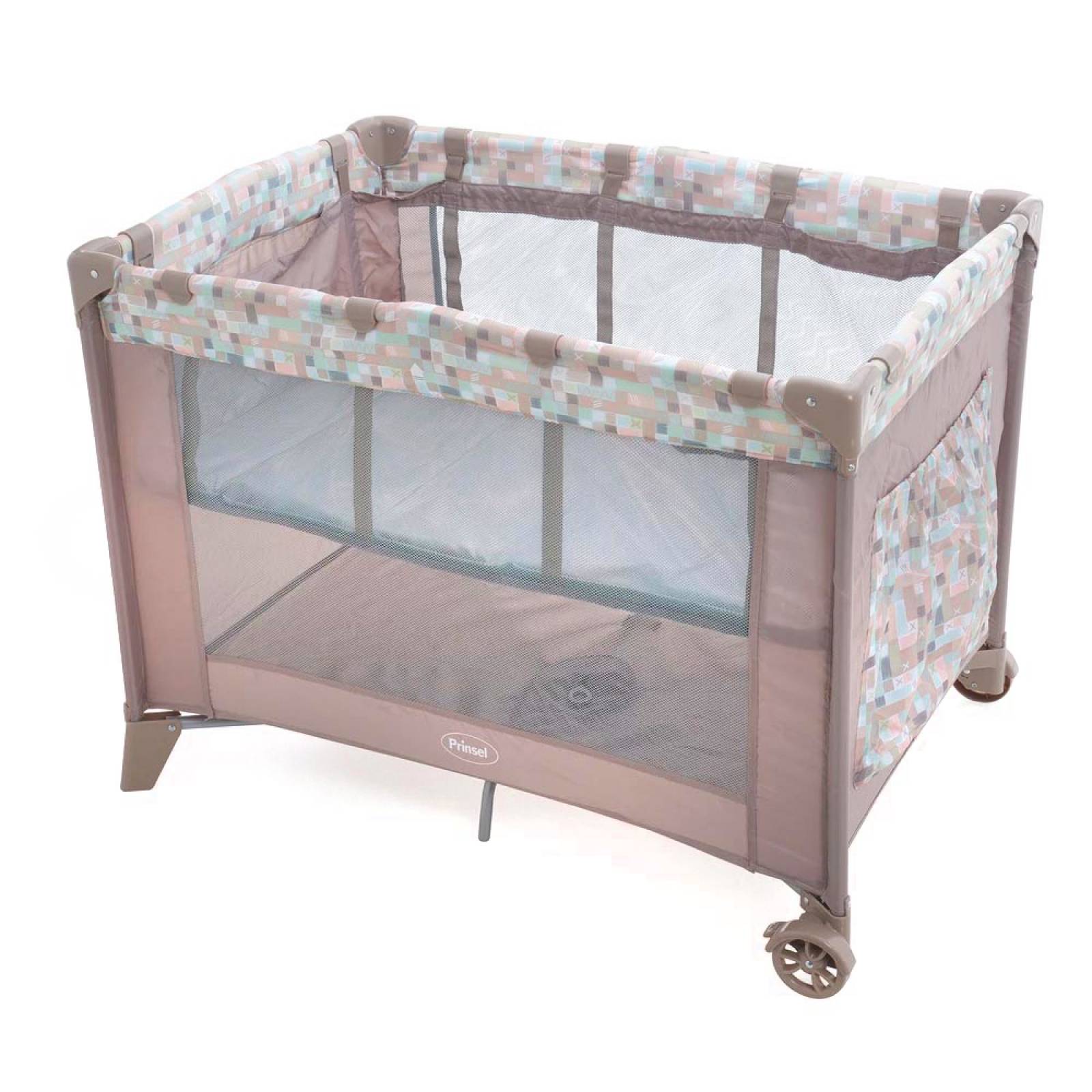 Cuna Corral Bebés Siesta 2 Niveles Colchoneta Prinsel