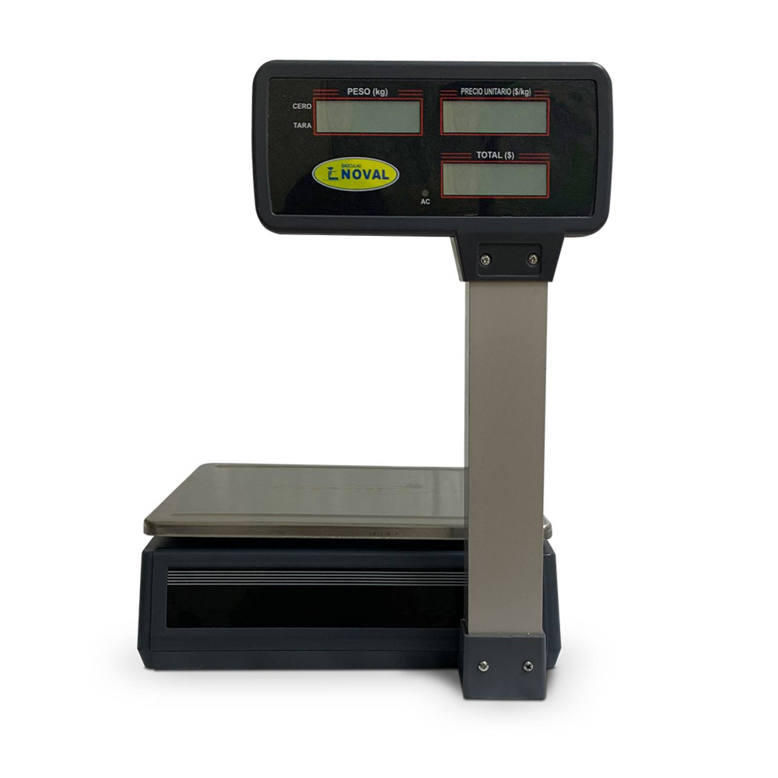Báscula Comercial PLR40T Blanca Capacidad 40 kg Noval