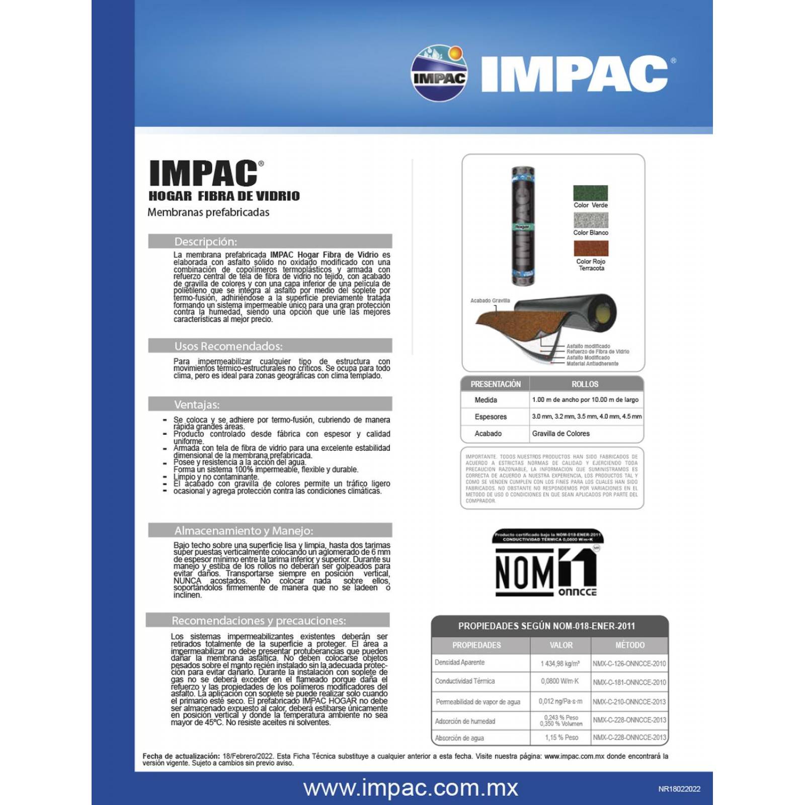 Impac Fdv Gravilla Mod 35 Terracota