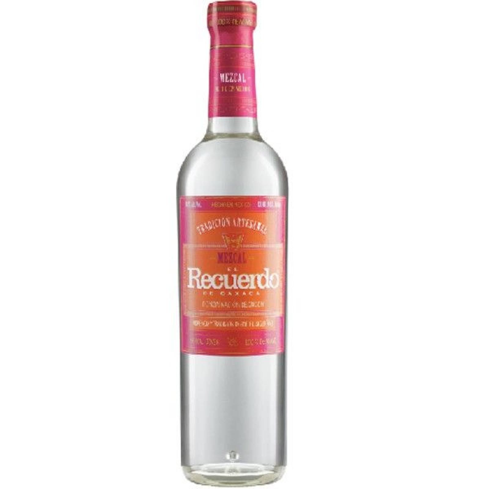 Mezcal Recuerdo De Oaxaca Blanco 750 Ml.