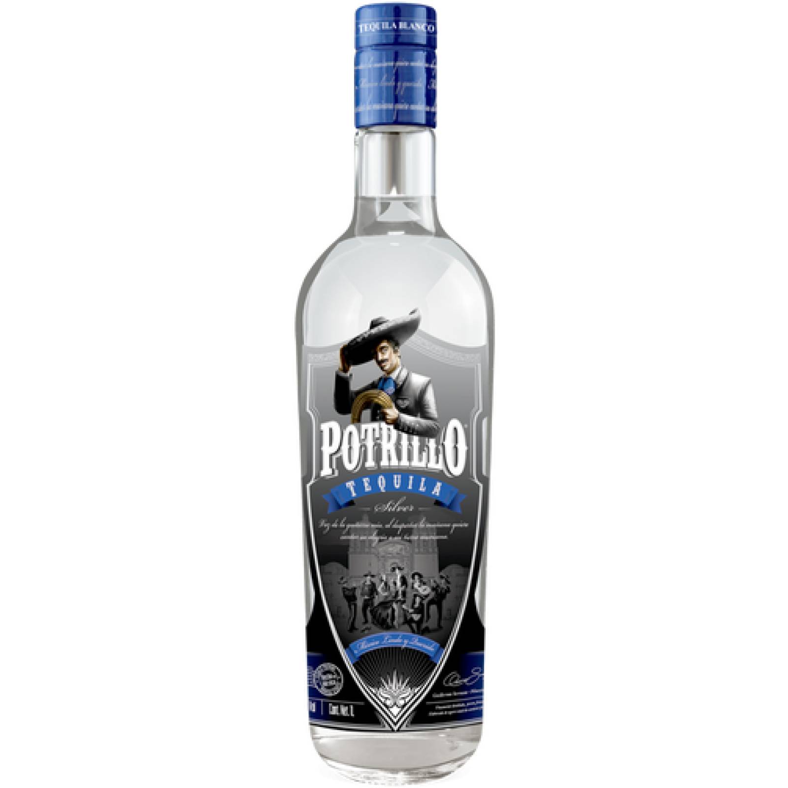 Tequila Potrillo Blancoâ 750 Ml.