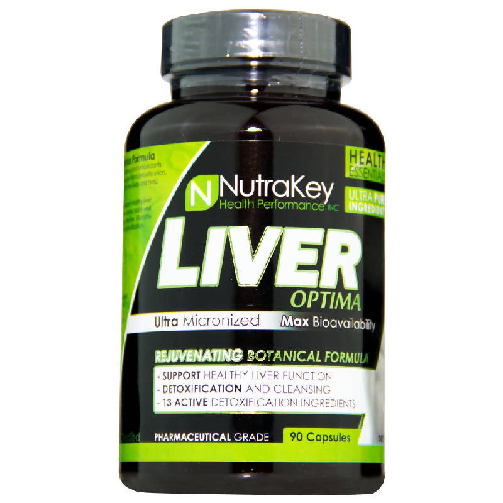 Protector Hepatico NutraKey Liver Optima 90 Cápsulas