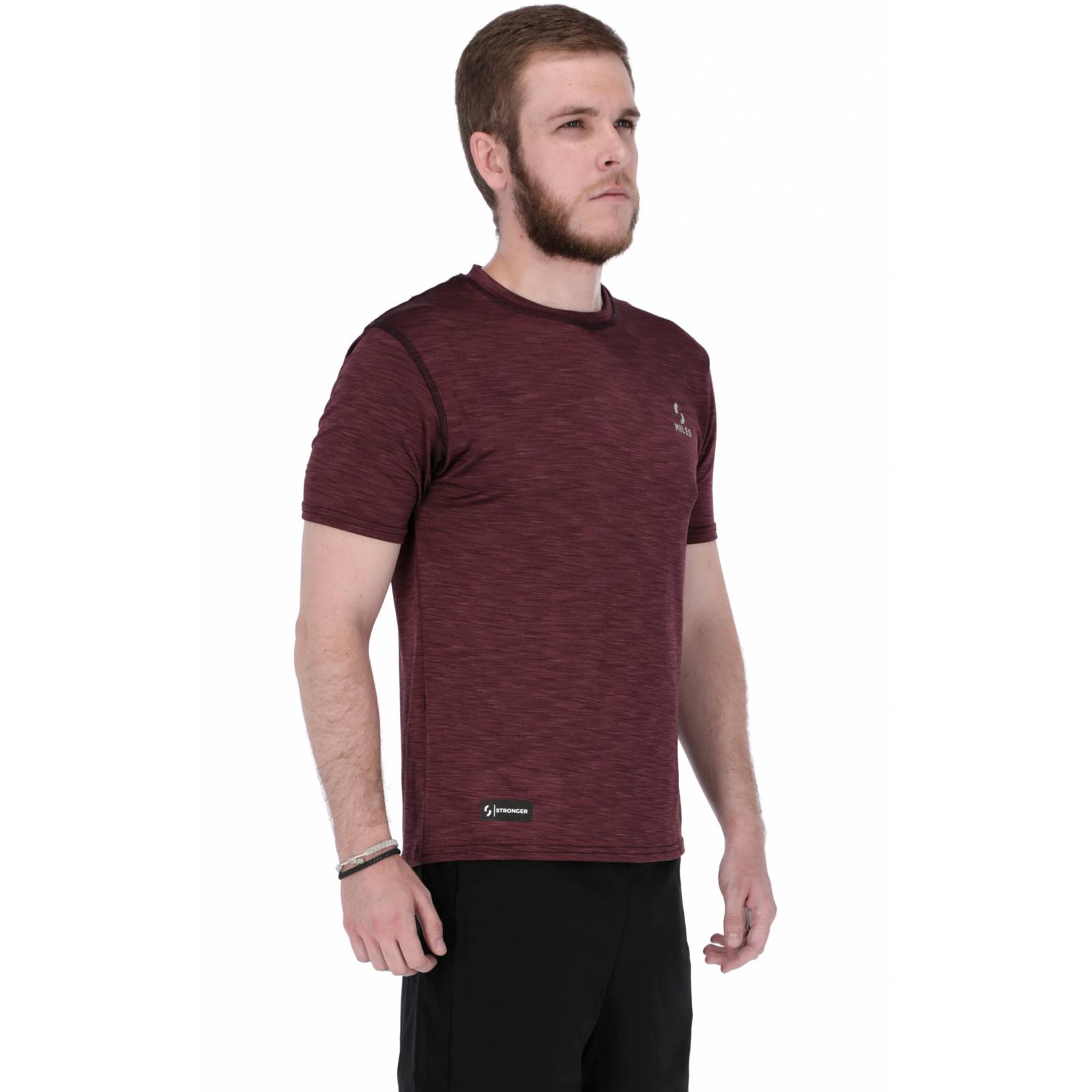 Playera Deportiva Miles Sportswear Rising - Rojo