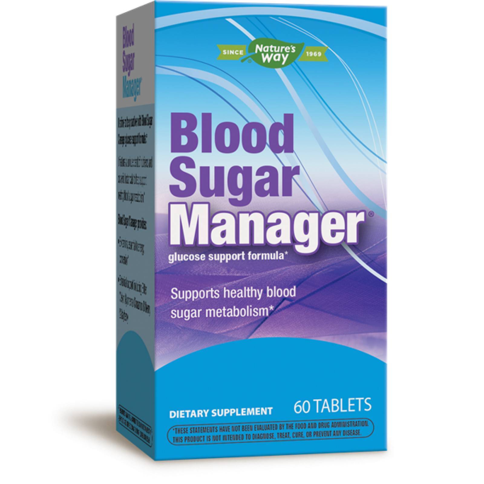 Control de Azucar en la Sangre Nature's way Blood Sugar Manager 60 Tabletas