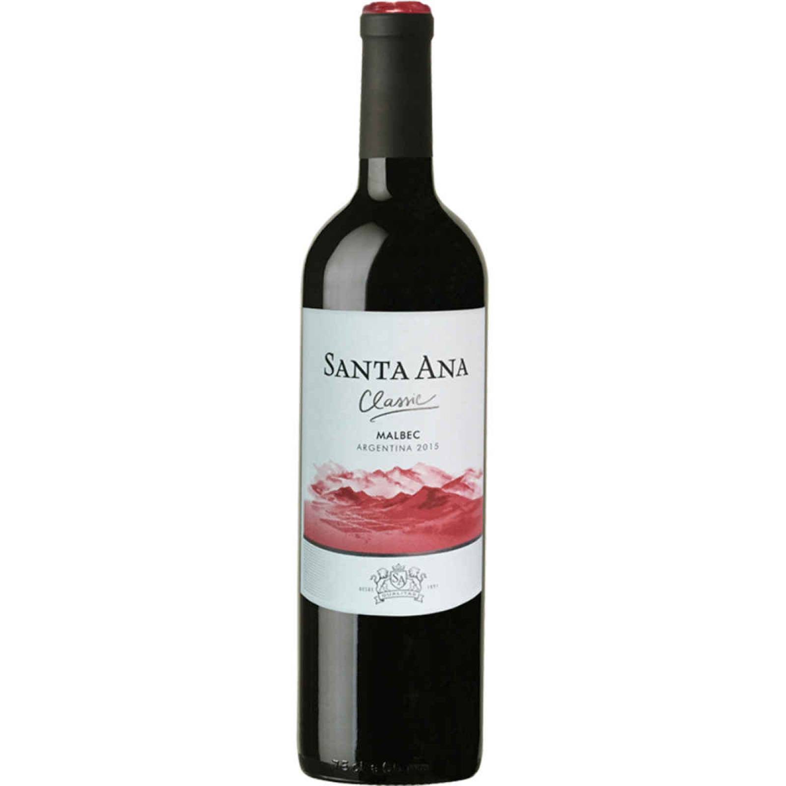 Vino Tinto Santa Ana Malbec 750 ml