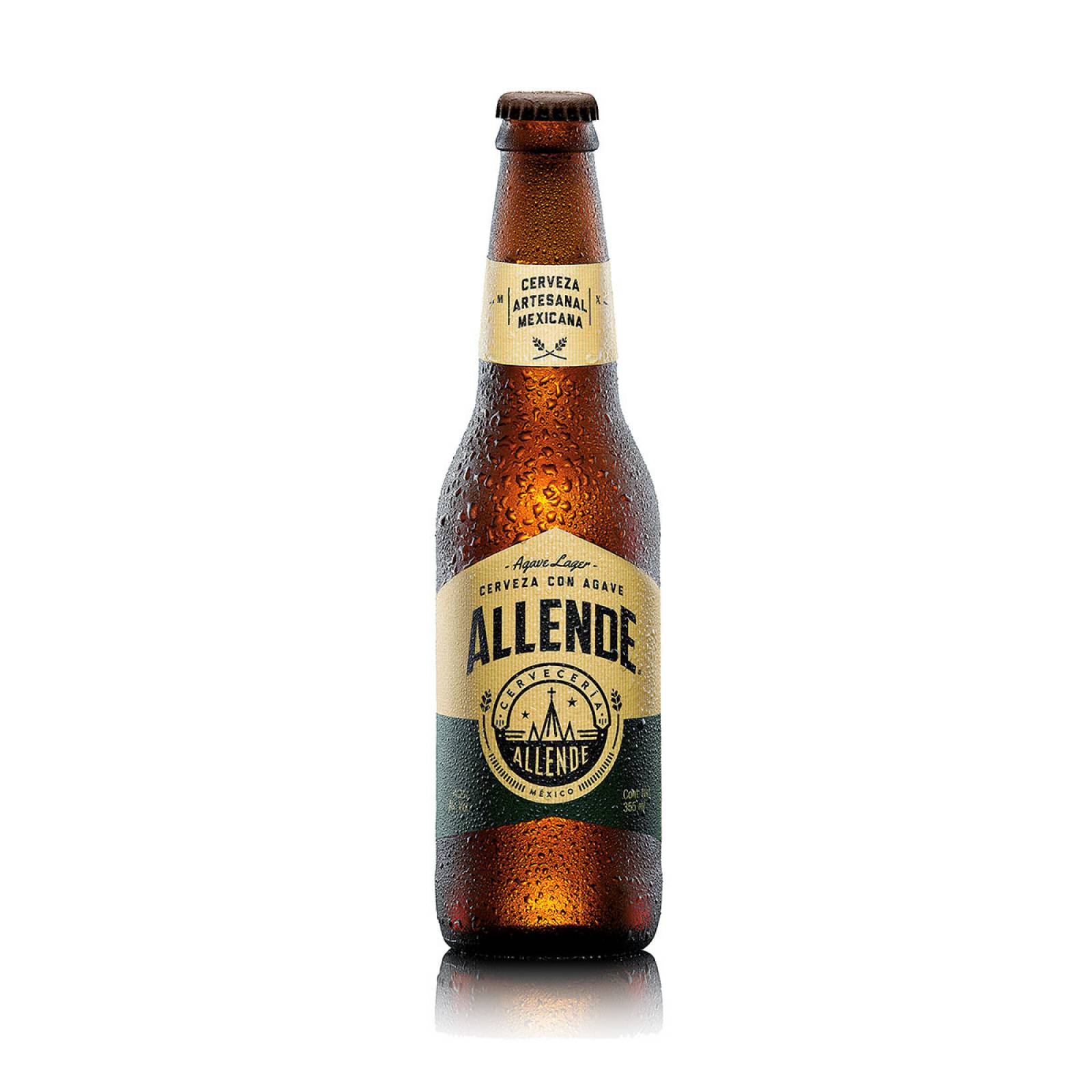 Cerveza Allende Agave Lager Botella 355 ml