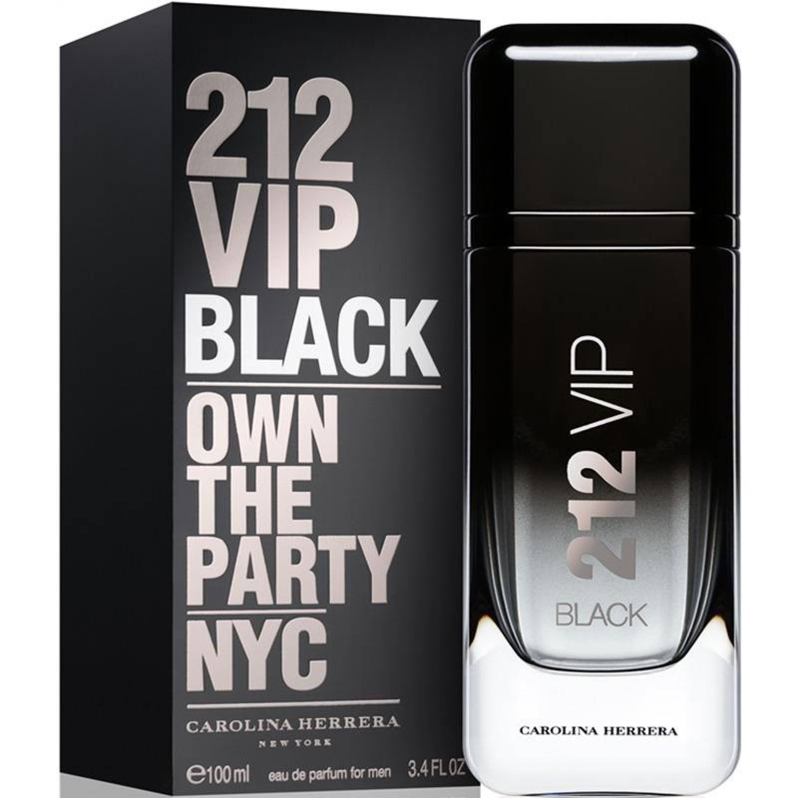 Loción 212 VIP Men in Black de Carolina Herrera EDP 200 ml