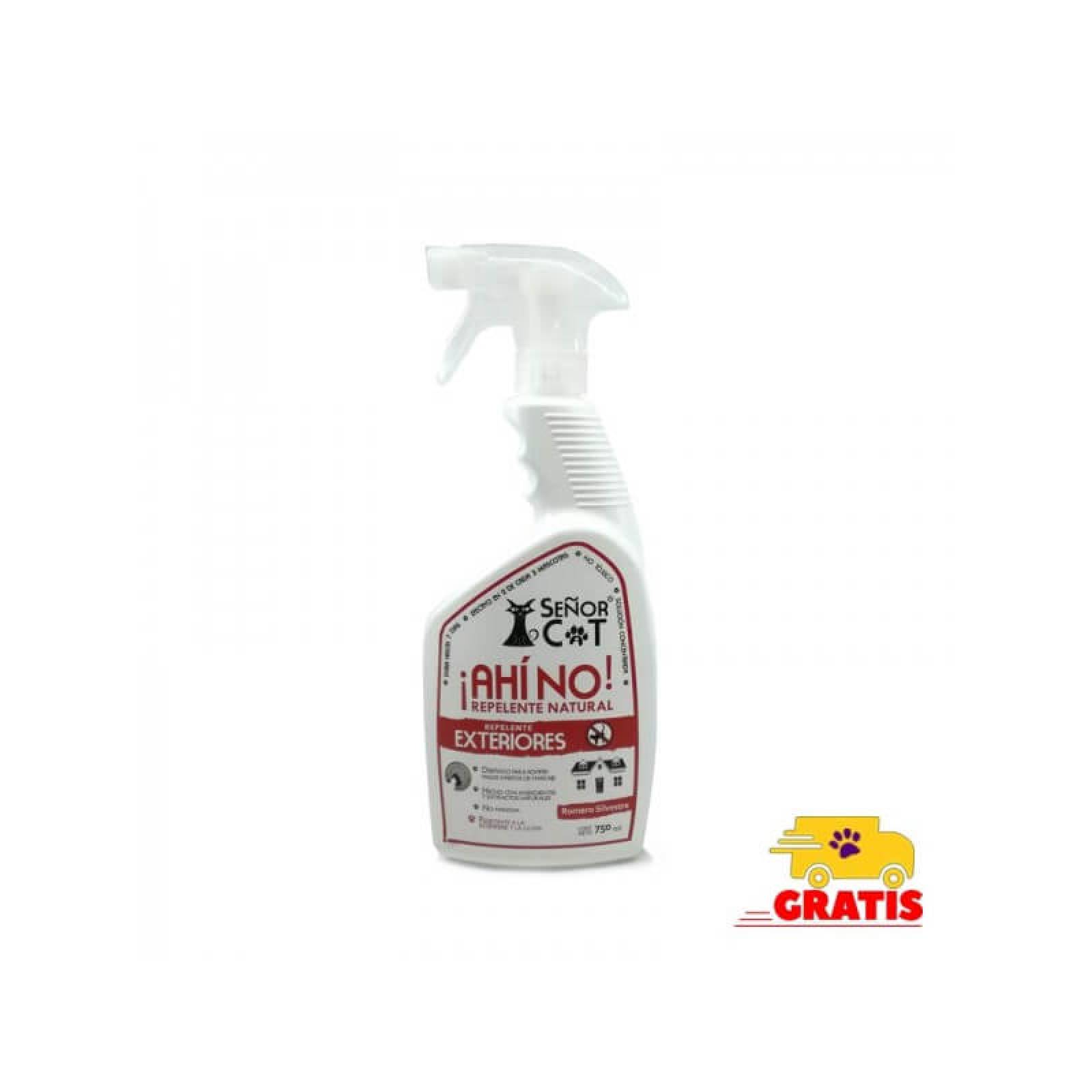 Señor Cat® ¡Ahí No! Exteriores 750ml. Repelente para Gatos. “Mal hábito ...