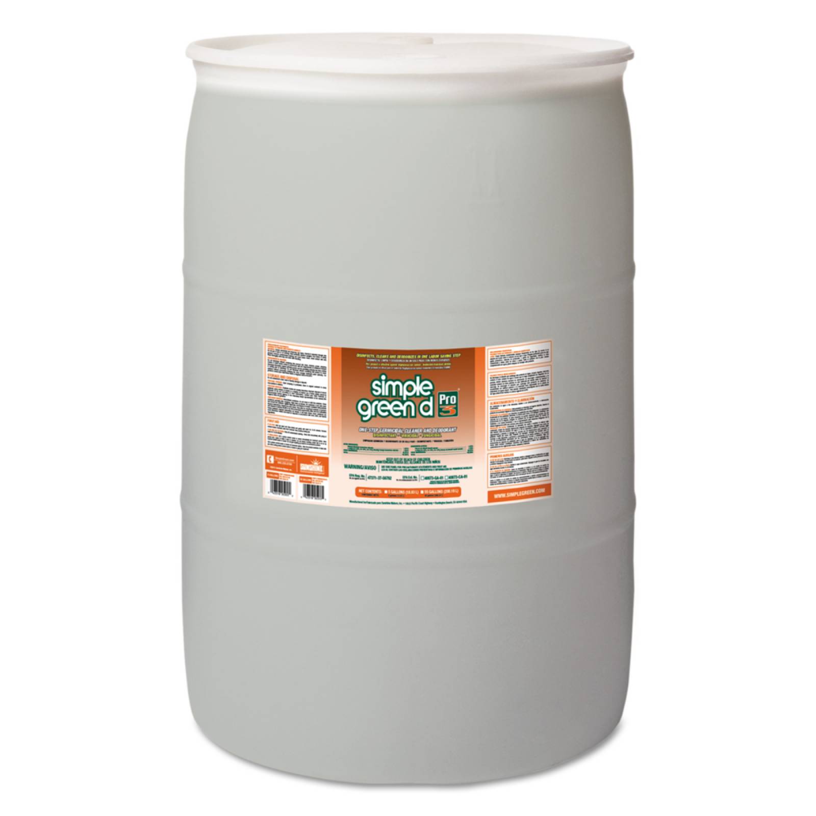 Simple Green D Pro 3 Plus Disinfectant 55 Gallon Pail