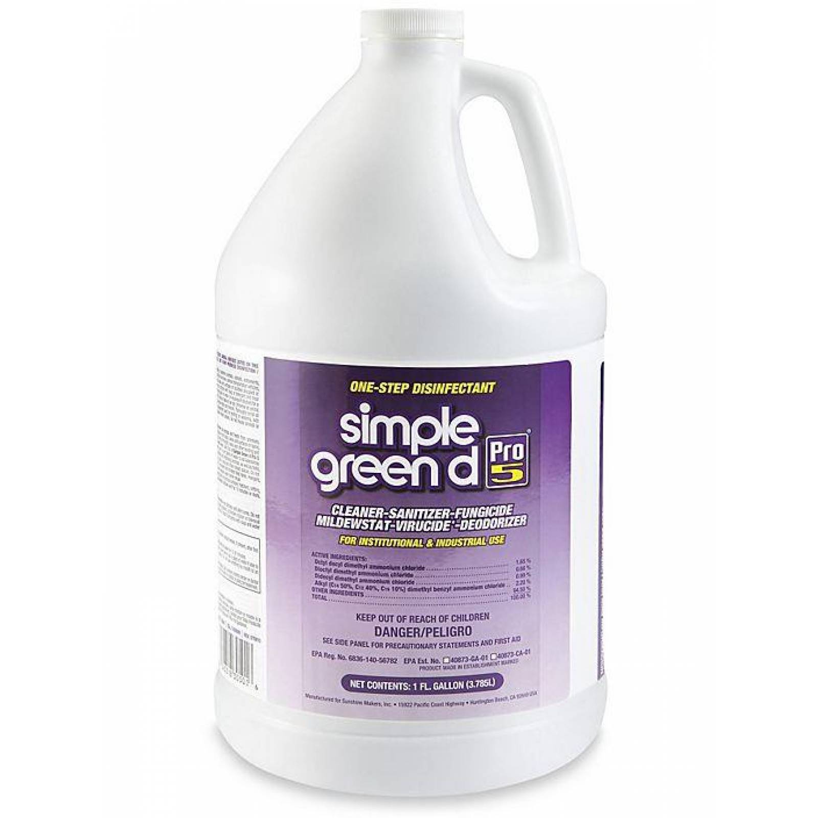 Simple Green D Pro 5 Disinfectant 1 Gallon Bottle