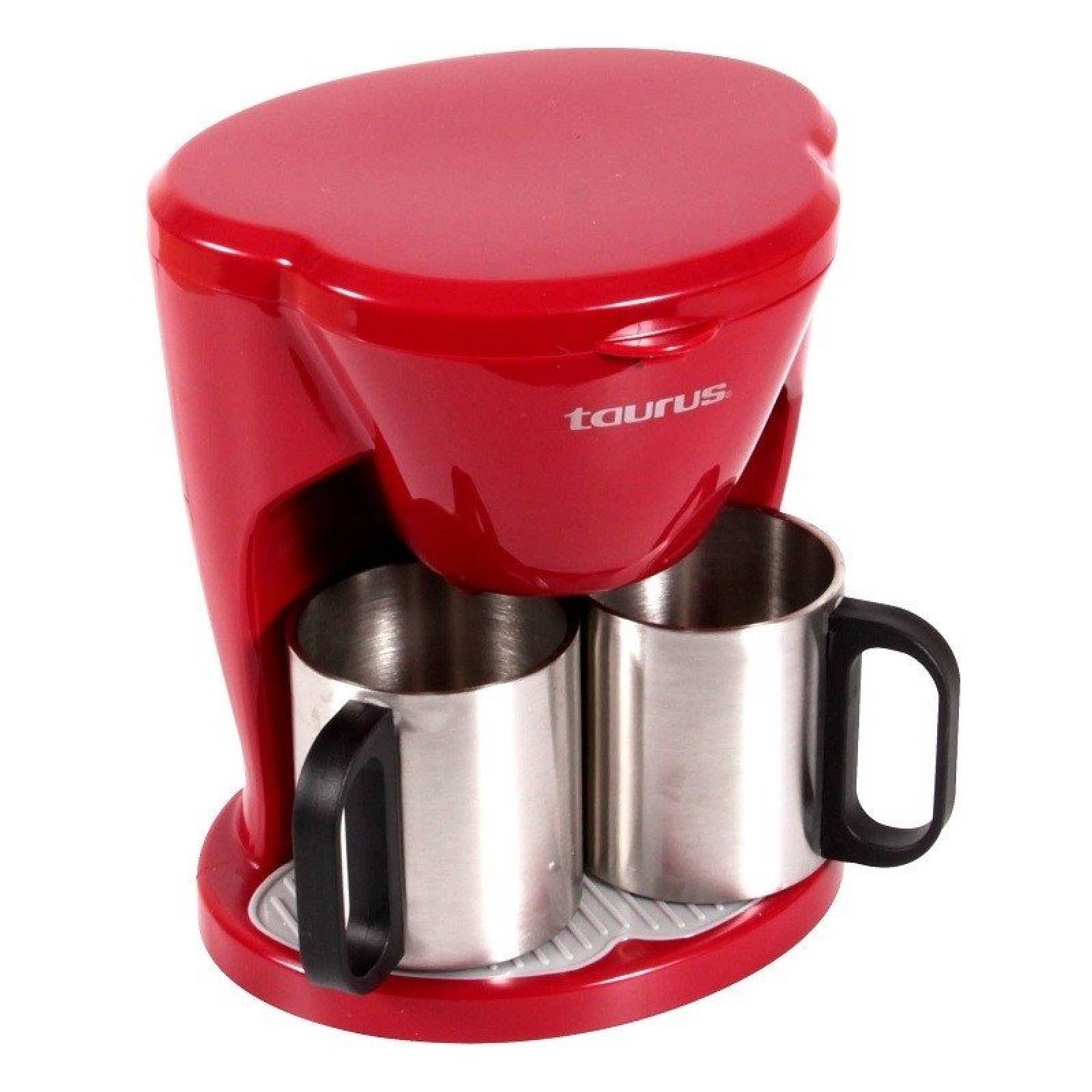 CAFETERA ROJA TAURUS 2 TZAS RUBY RED