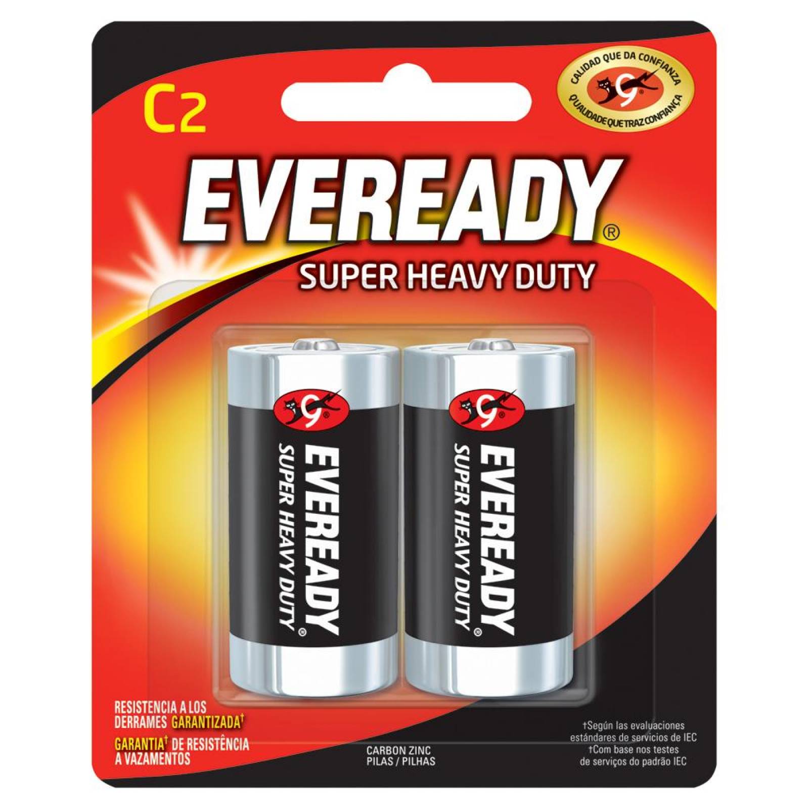 PILA EVEREADY CARBON ZINC C C2 15V 12352
