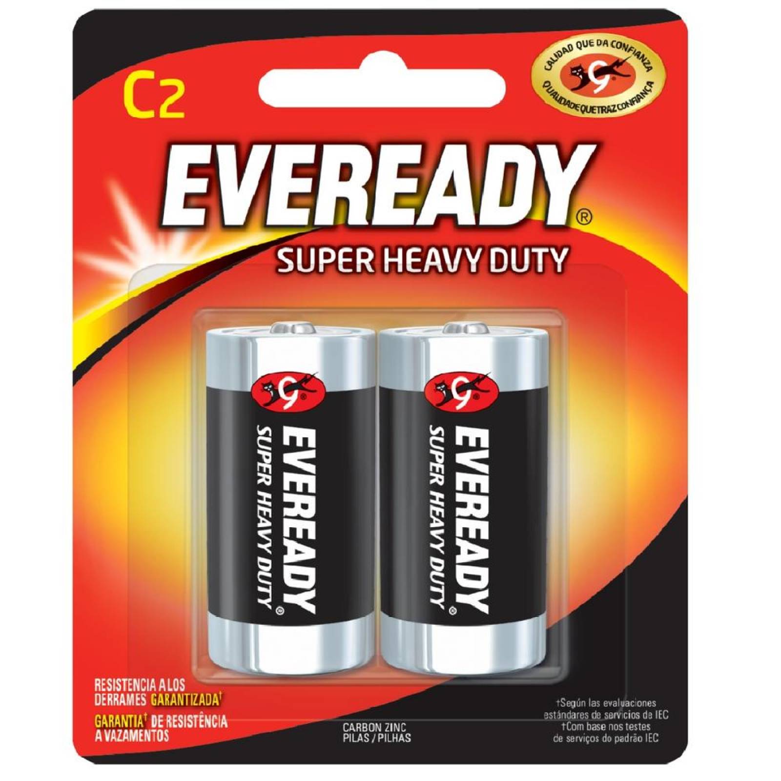 Pila Eveready Carbon Zinc C C/2 1.5v 1235-2