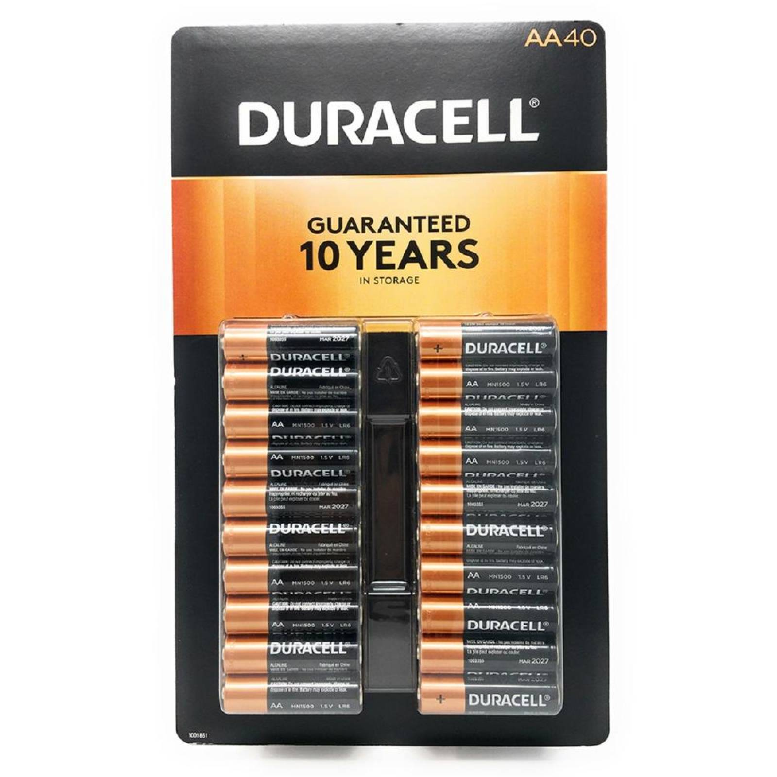 PILA DURACELL ALCALINA AA 40 PZ