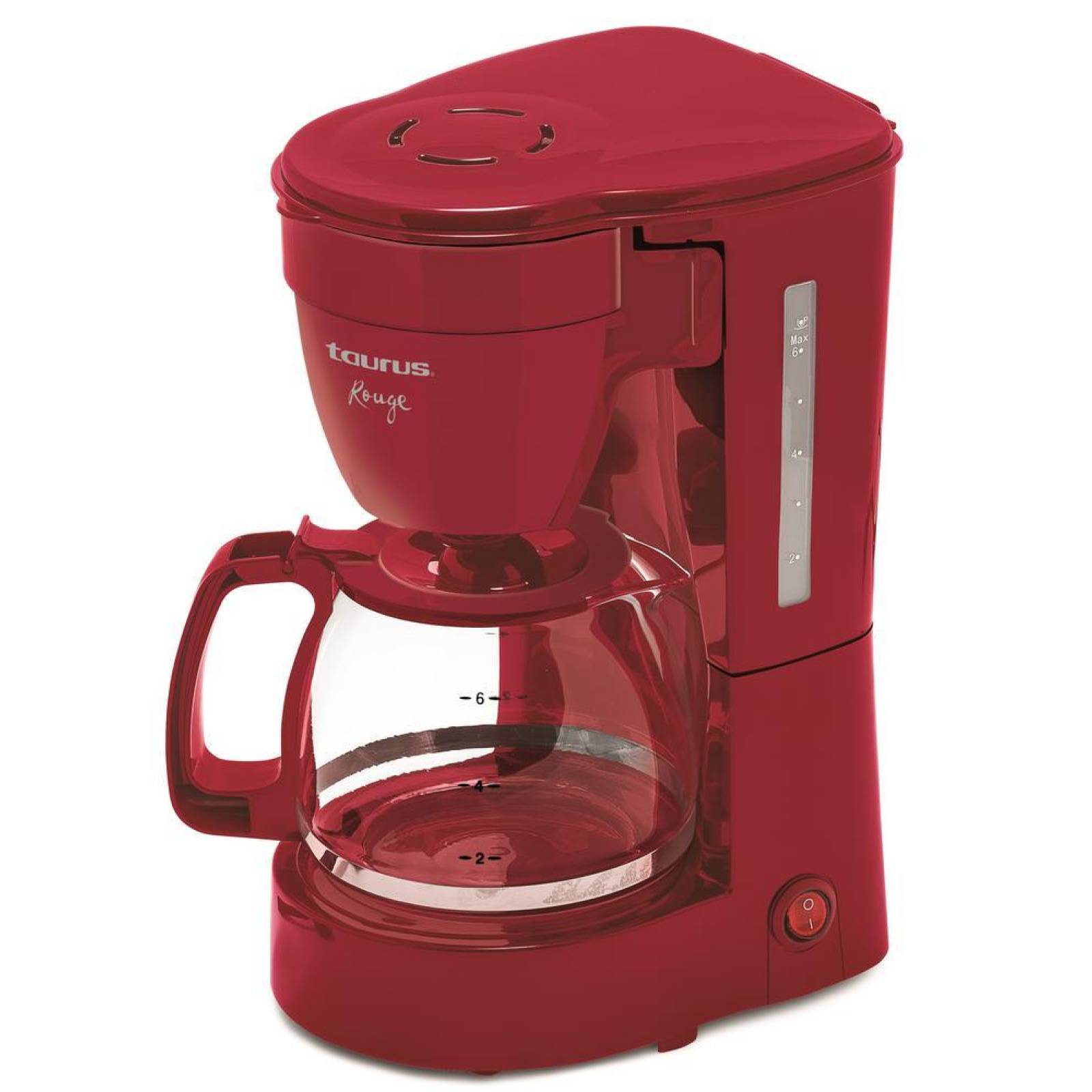 CAFETERA TAURUS ROUGE 6 TAZAS ROJO