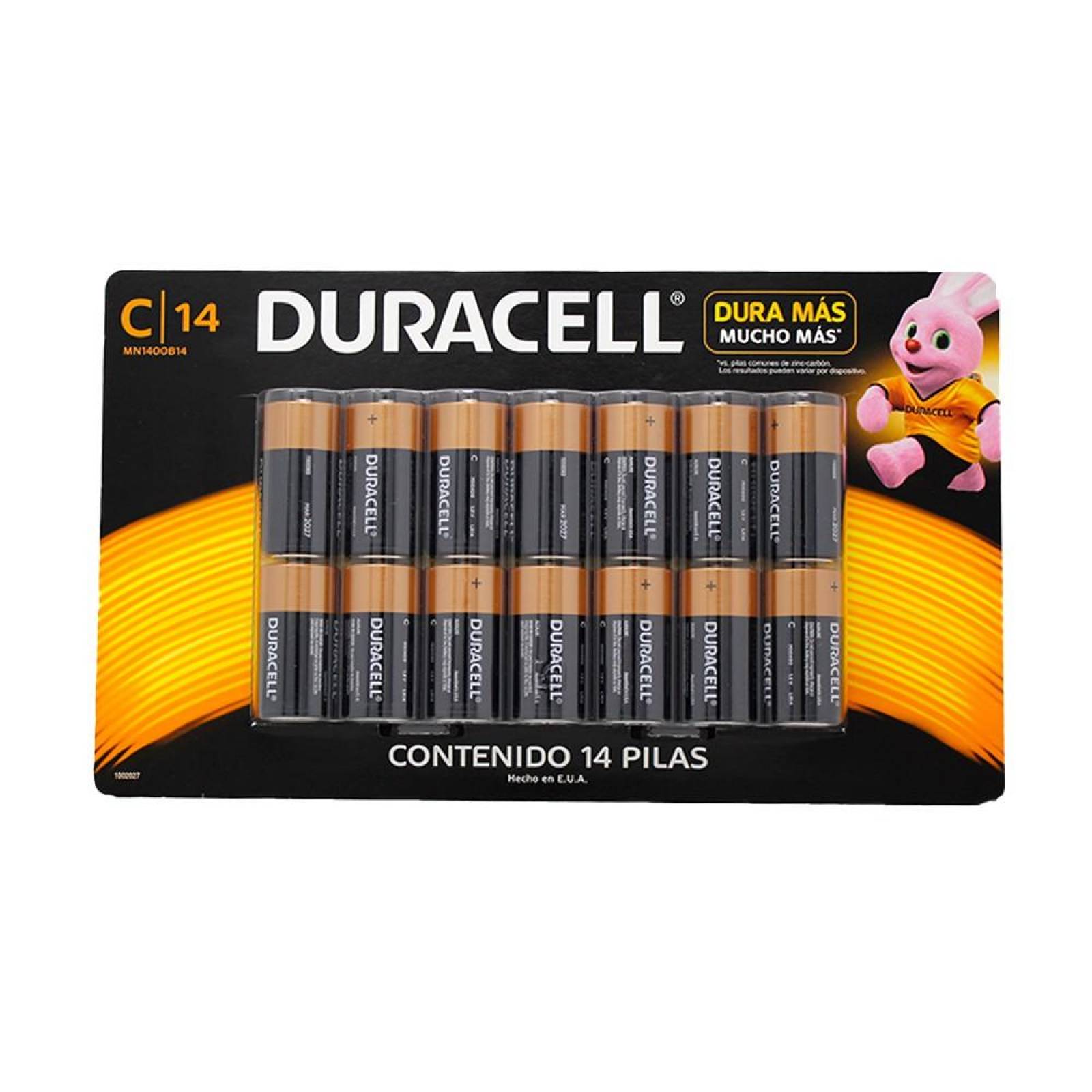 Pila Duracell Alcalina C Con 14 (Circular Chica)