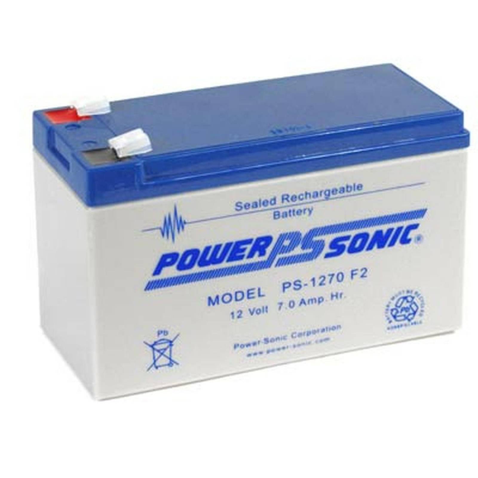 Batería de Reemplazo Power-Sonic PS-1270 F2 12V 7Ah